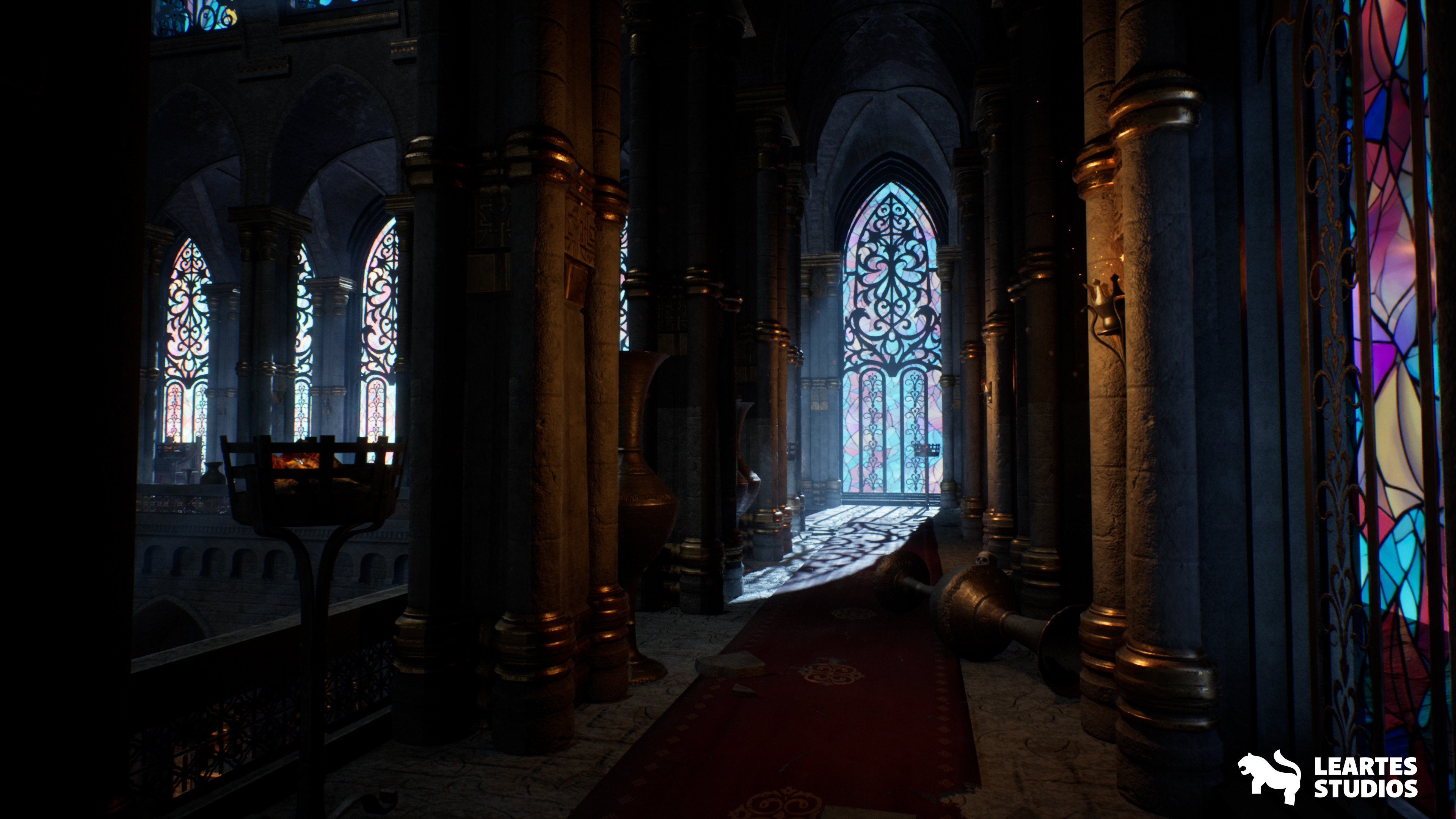 Leartes Studios - Dark Fantasy Church Environment