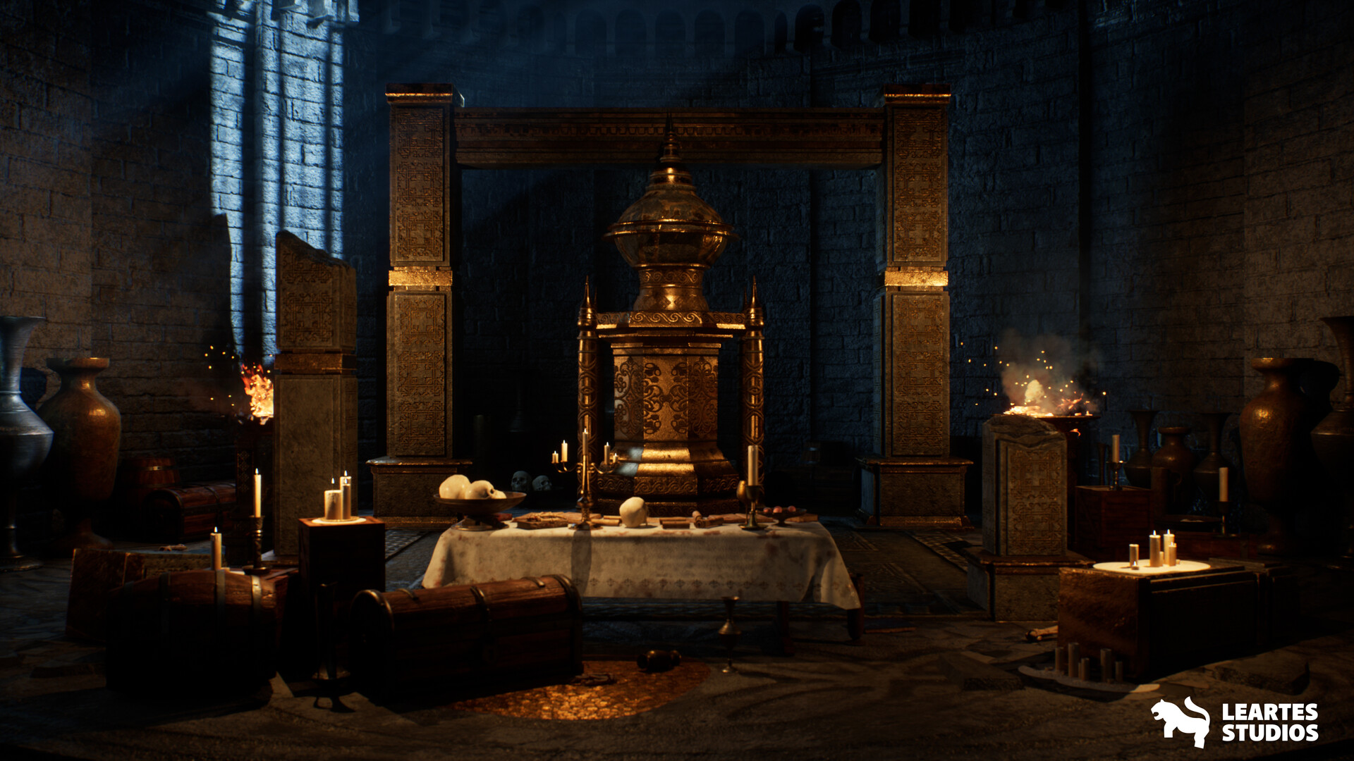 Leartes Studios - Dark Fantasy Church Environment