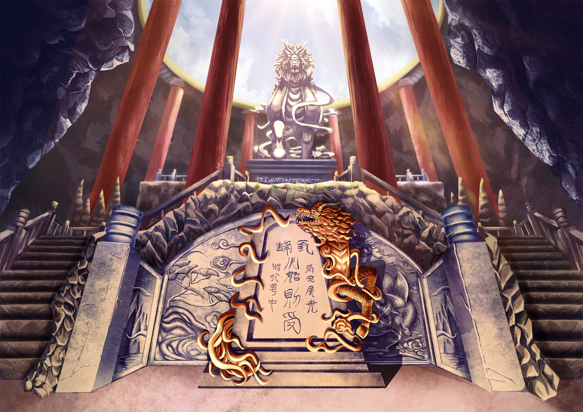 ArtStation - The QiLin's Ancestral Hall