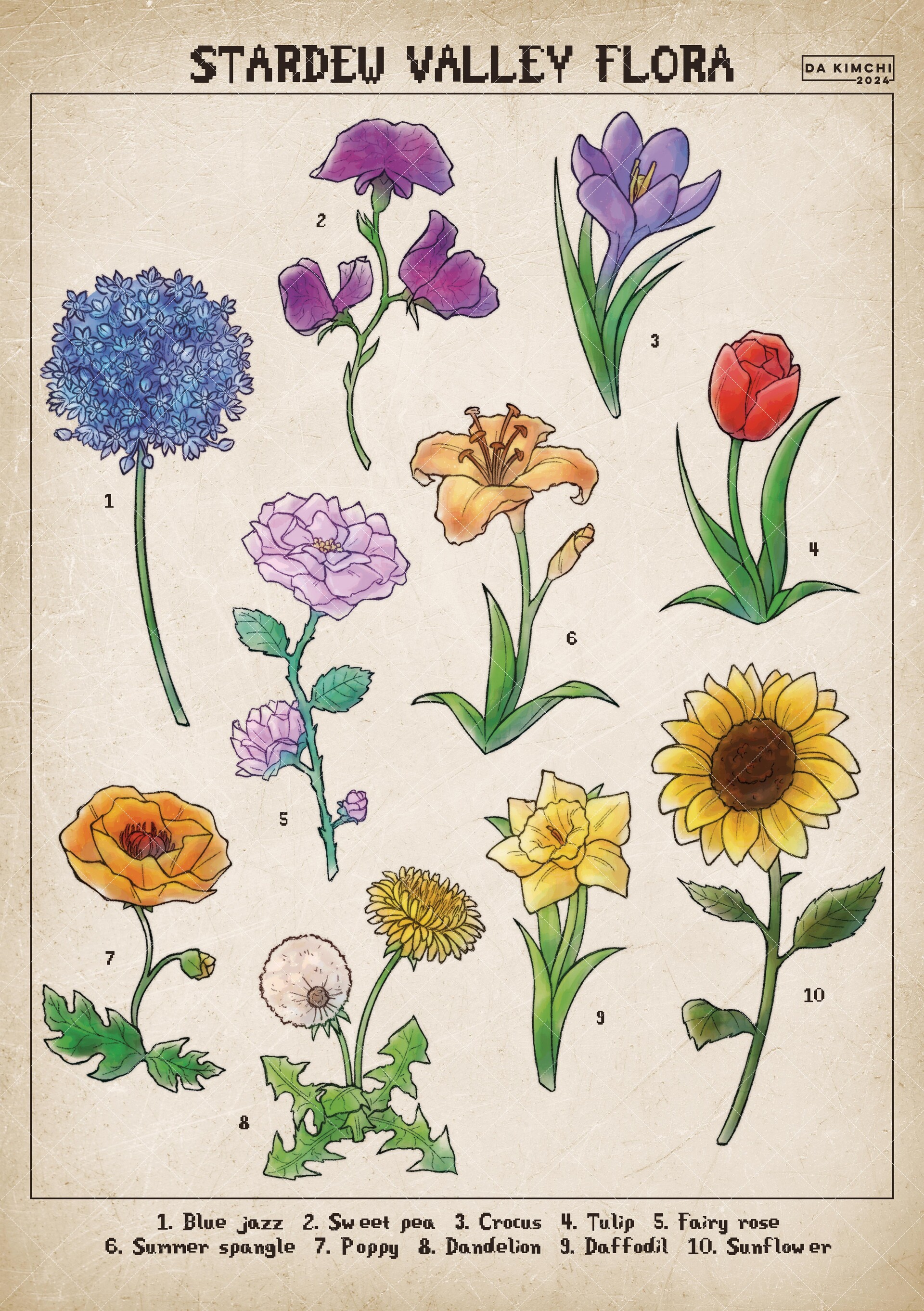 ArtStation - Stardew Valley Flora