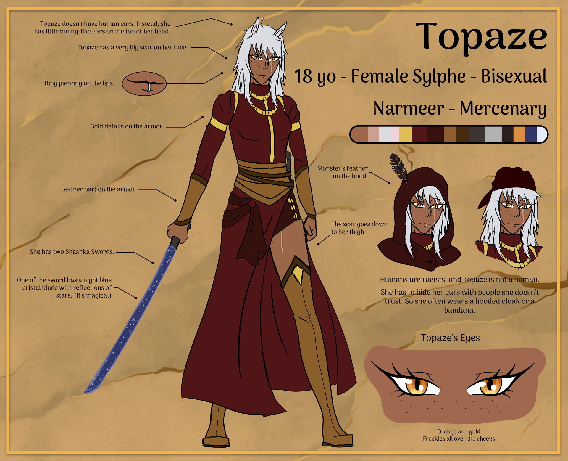 Sam LEHOUX - Topaze - DnD Comission