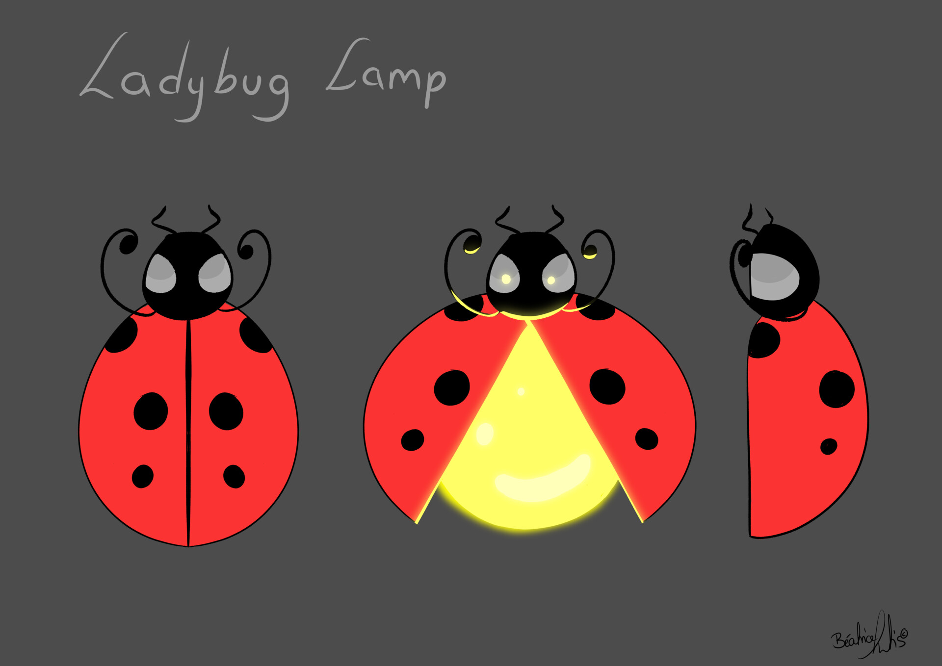 ArtStation - Ladybug Lamp