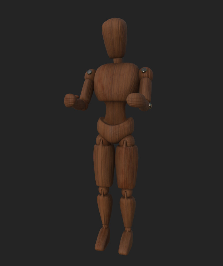 ArtStation - Wooden Mannequin