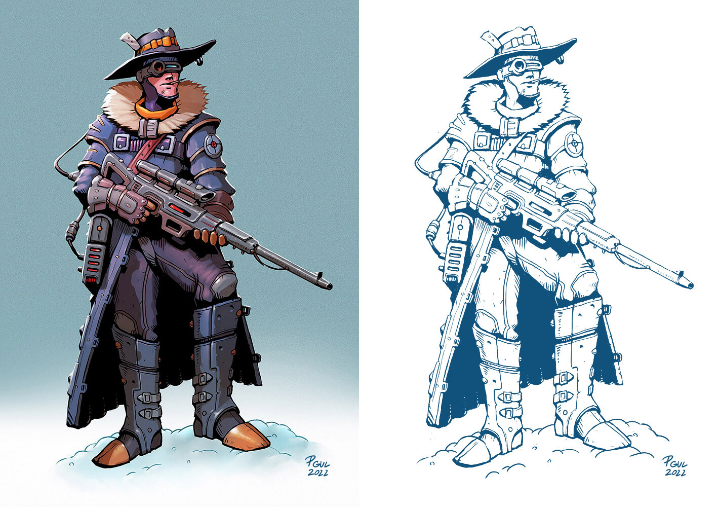 Przemek Gul - Characters for Heart of Ice game