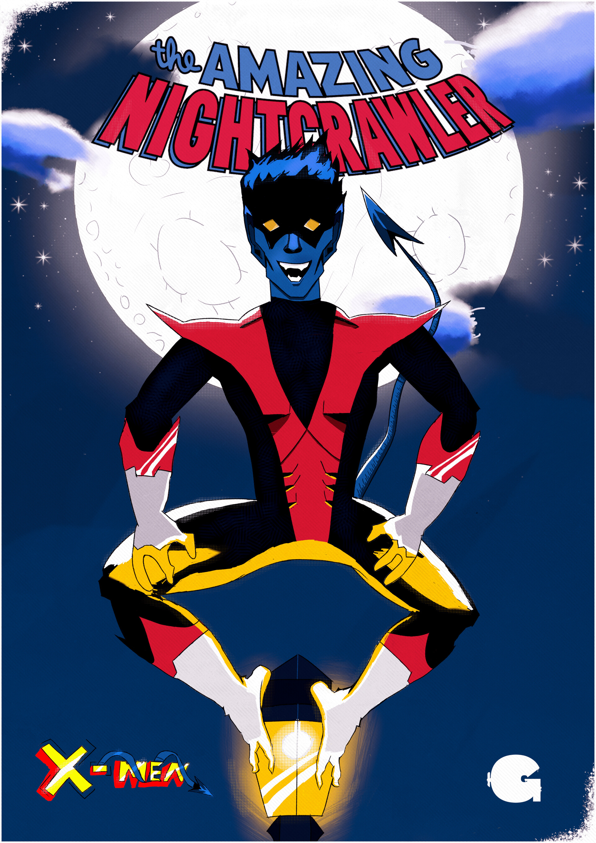 ArtStation - Fan Art / Poster | Noturno (X-men)