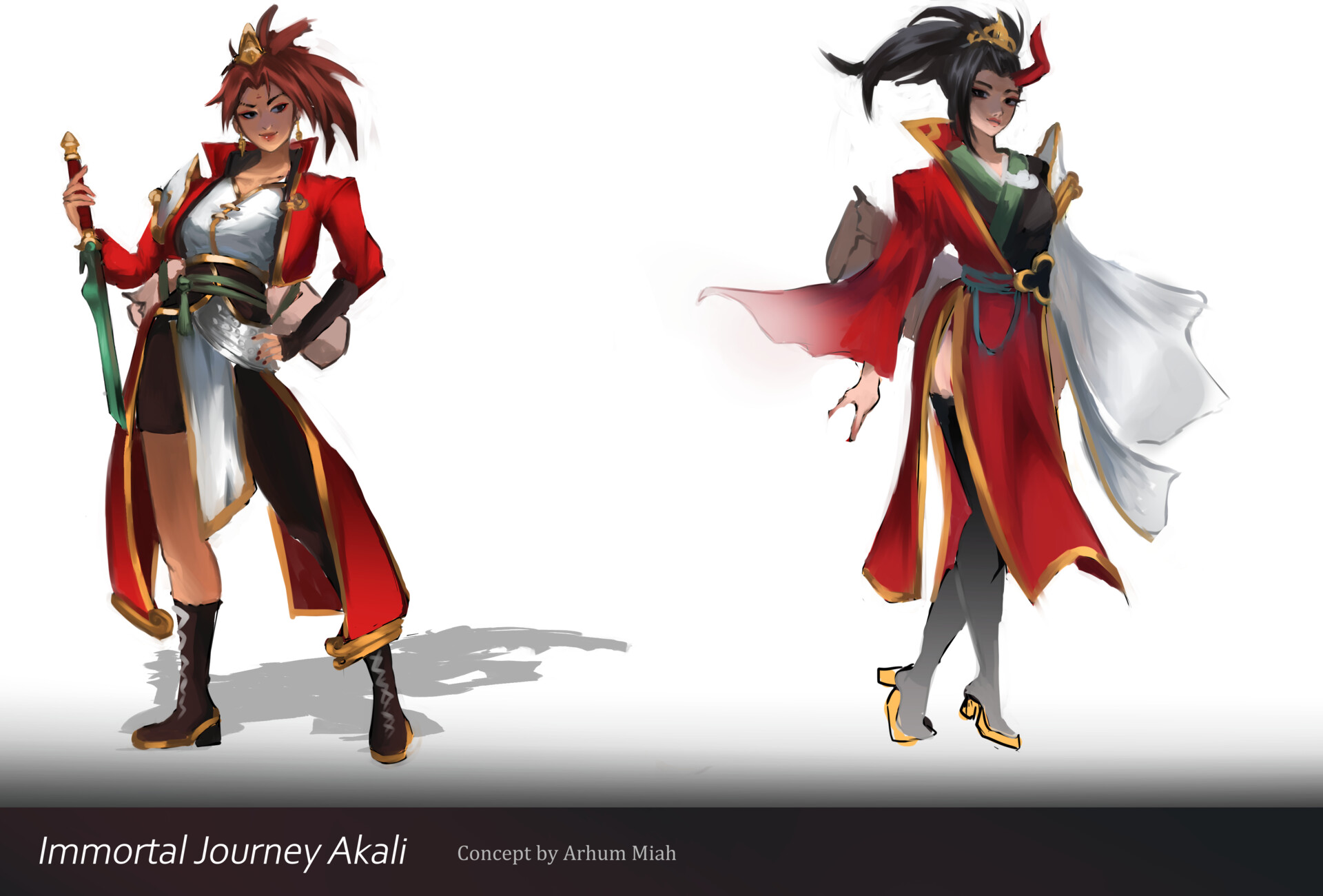 ArtStation - Immortal Journey Akali