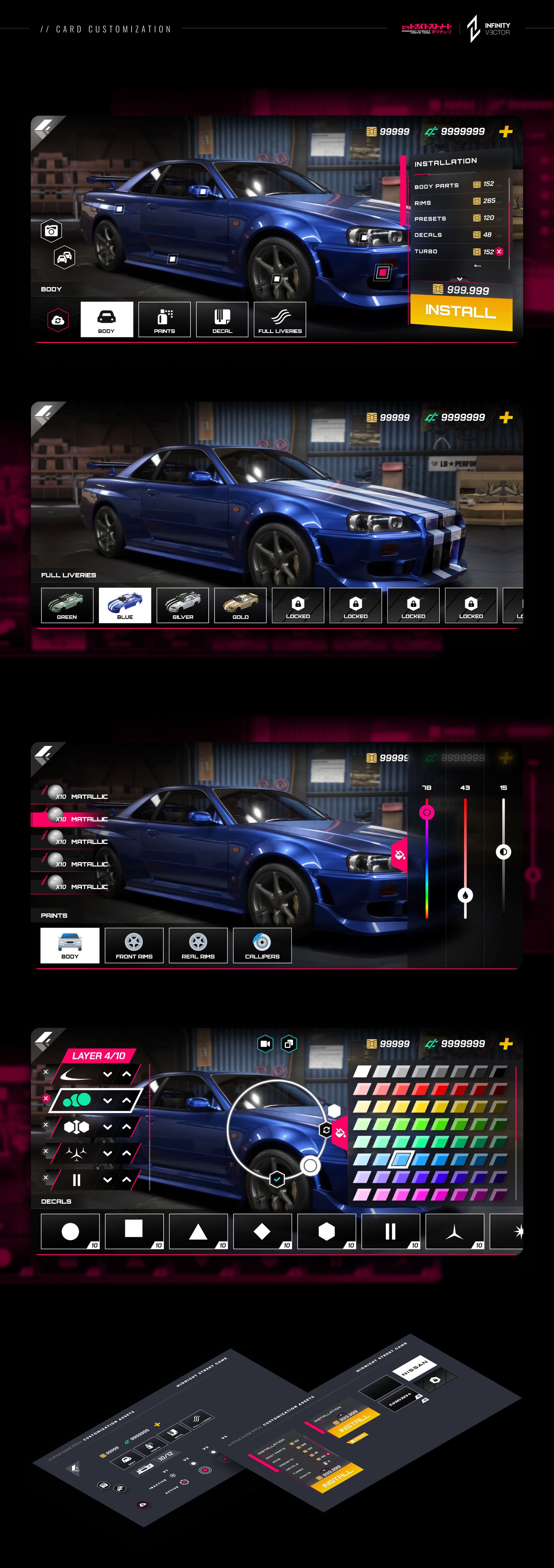 Rupert Bastos | UX/UI Designer - Visual Designer - MIDNIGHT STREET - UI ...