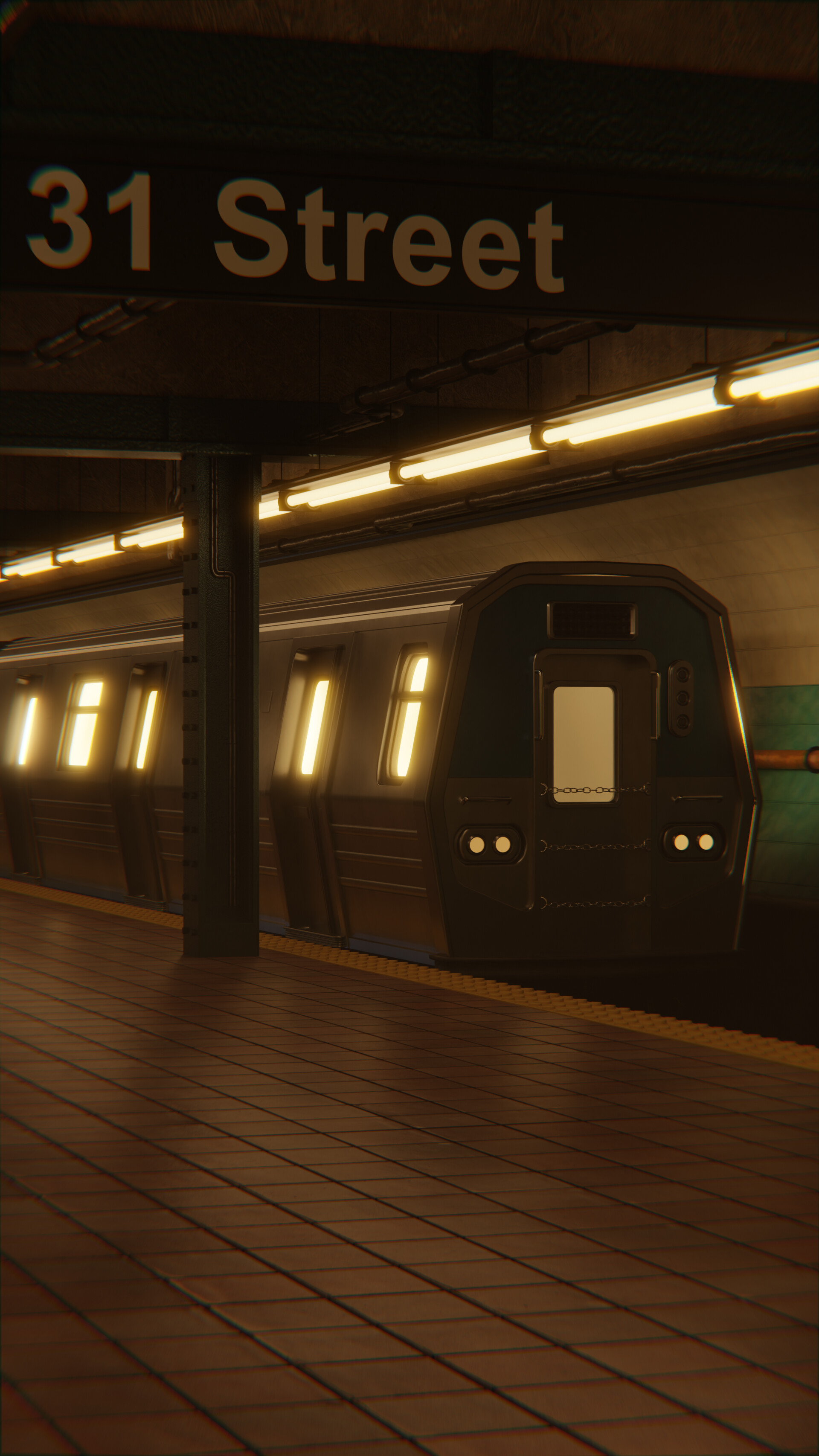 ArtStation - New York City Subway
