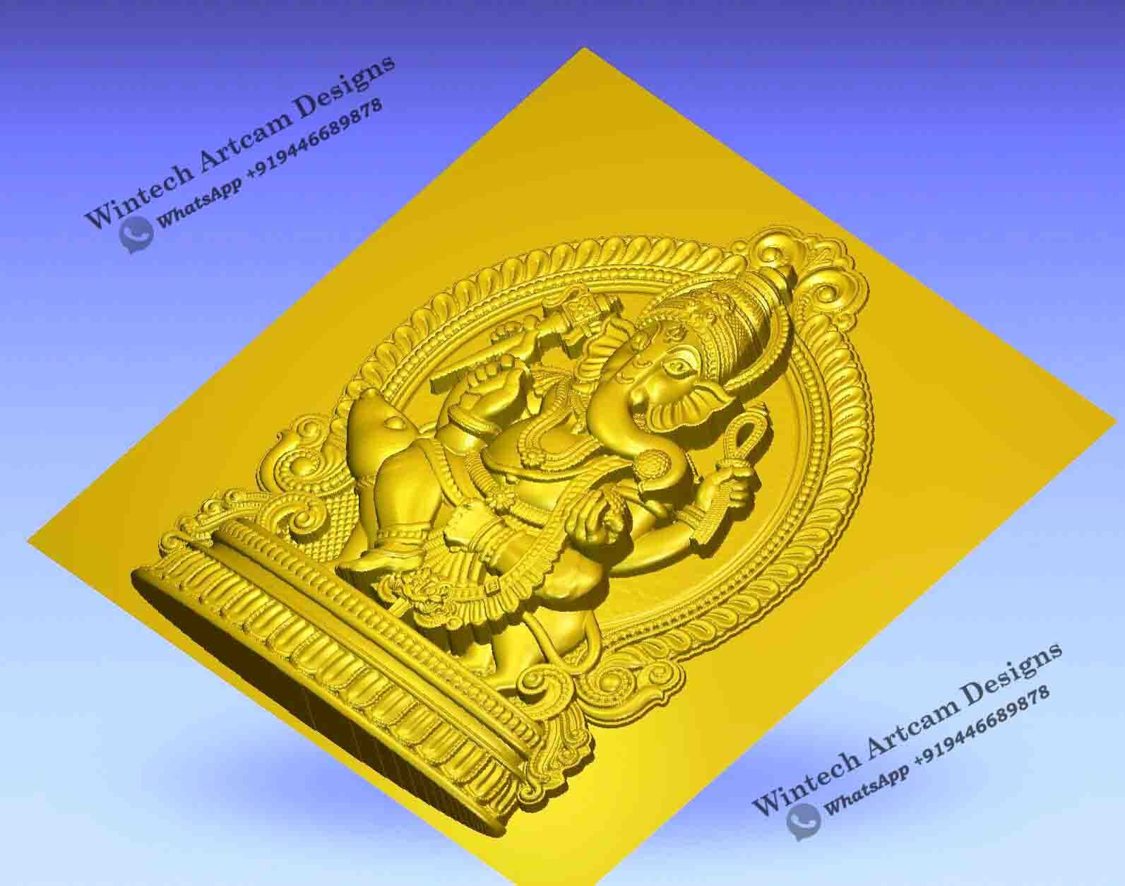 ArtStation - Bringing the Beloved God to Life: Ganesha in CNC Artcam