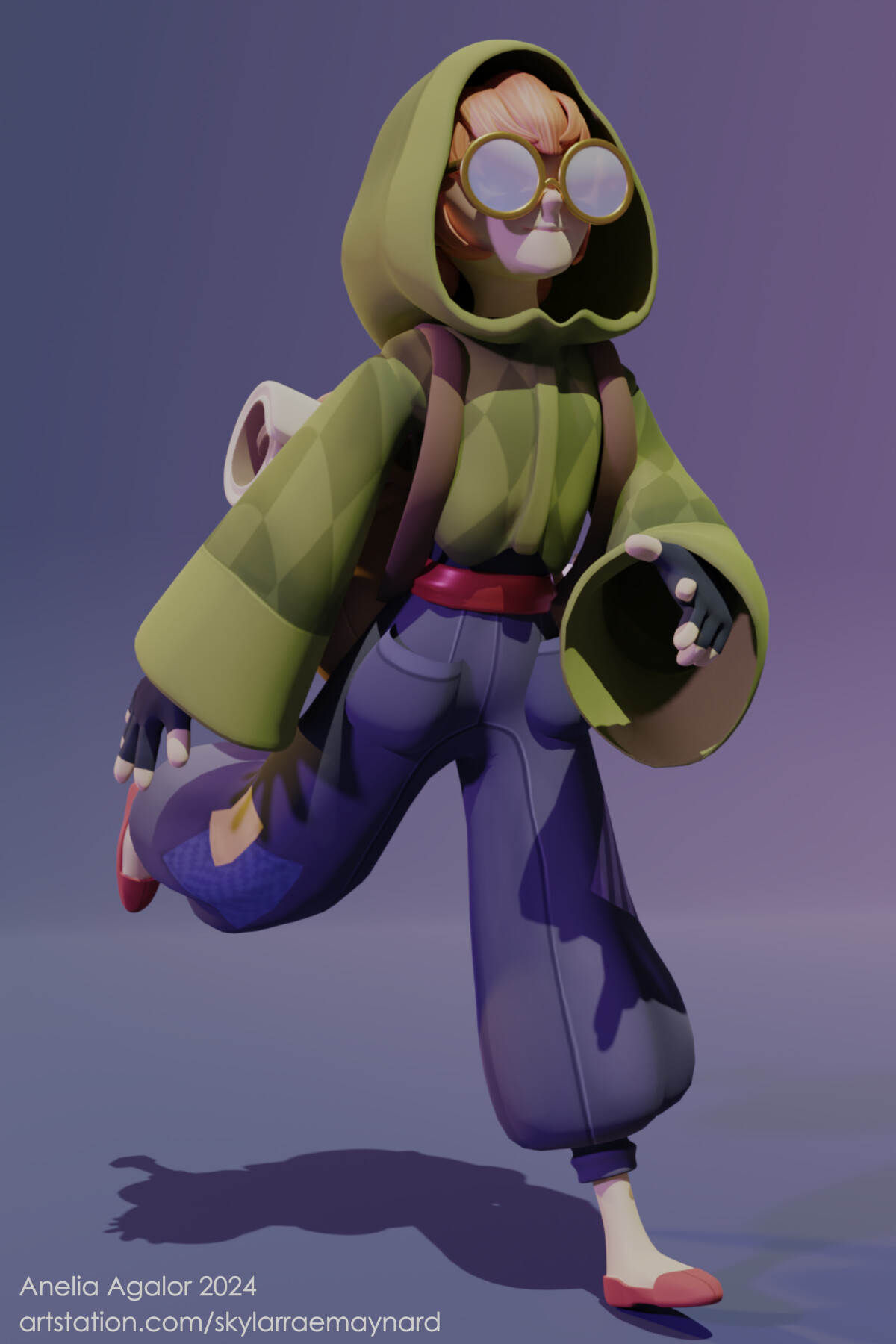ArtStation - Anelia Agalor - 3D Character Model