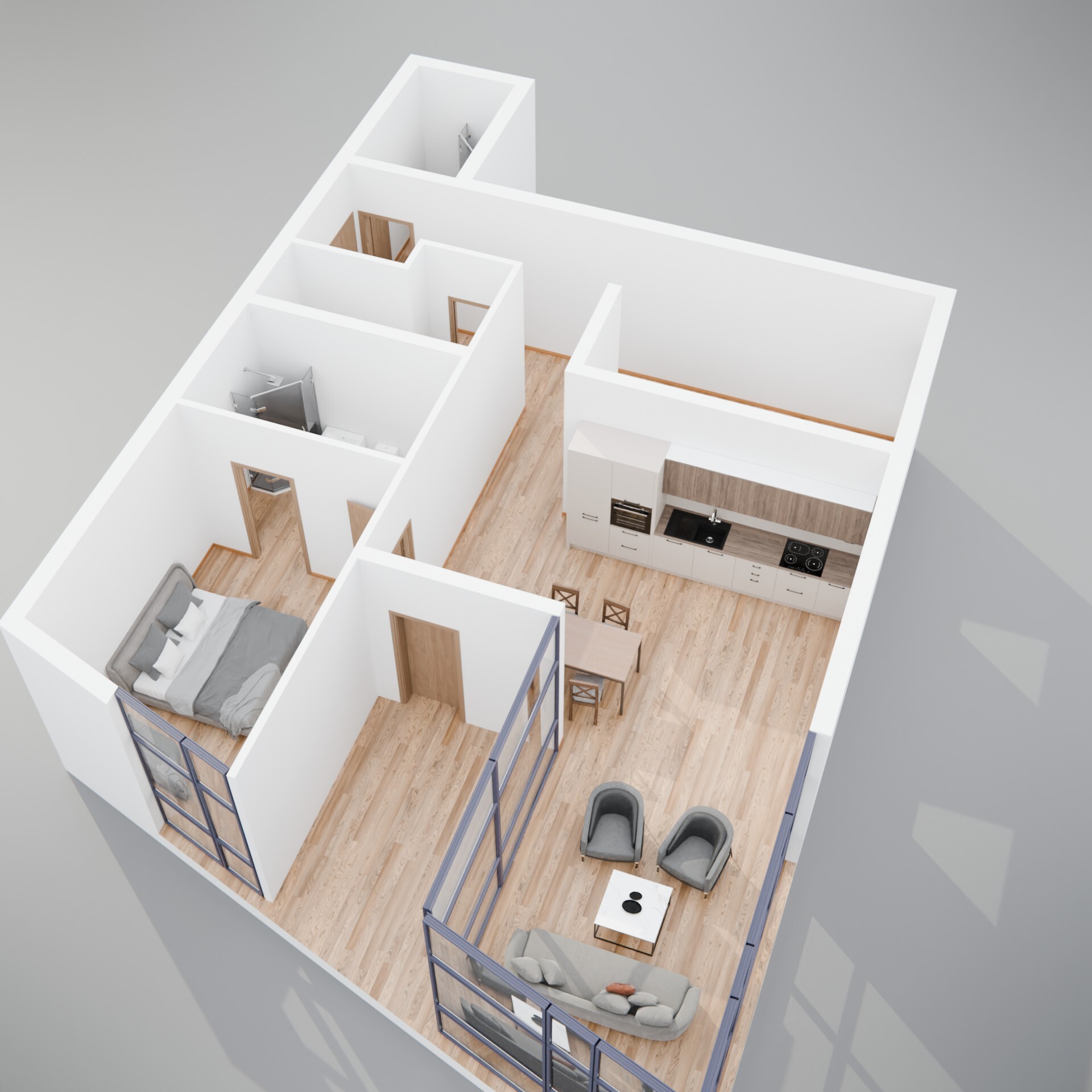 Tobias Schmid - Archviz Floorplan