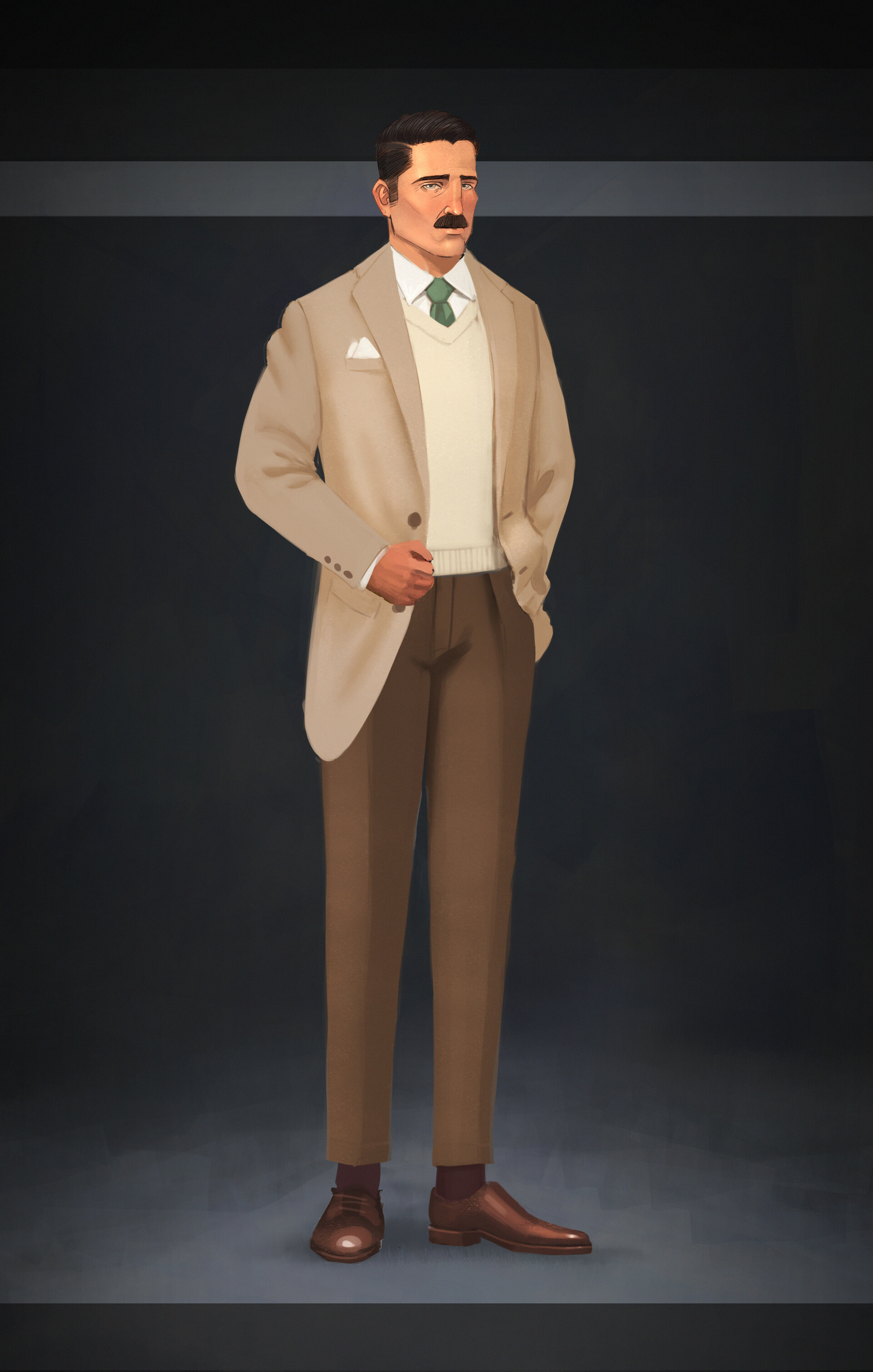 ArtStation - 1900s Male character concept
