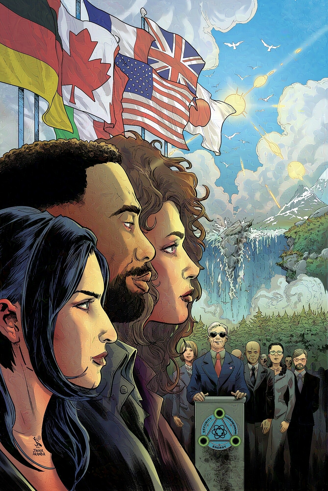 ArtStation - The Fifth Force interior cover 4 - Heavy Metal Entertainment