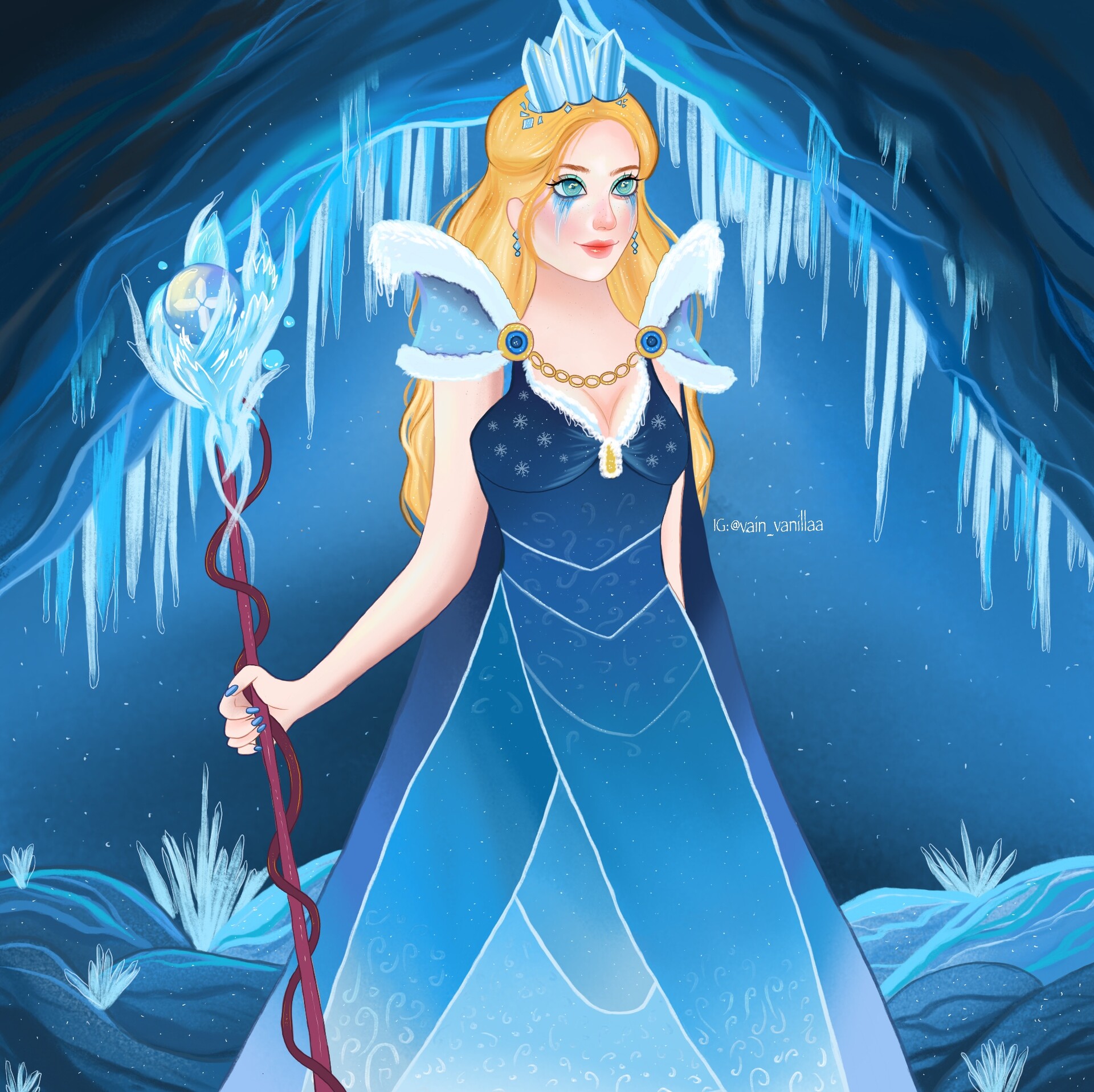 ArtStation - Crystal Maiden from Dota 2🩵