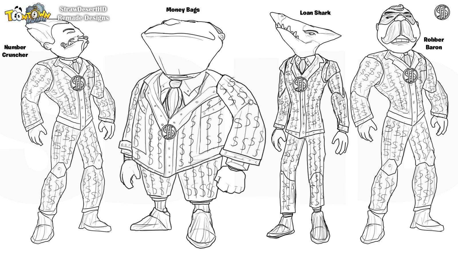 StrawDesertHD - ToonTown Rewritten - All Cogs Designs (MODERNIZED ...