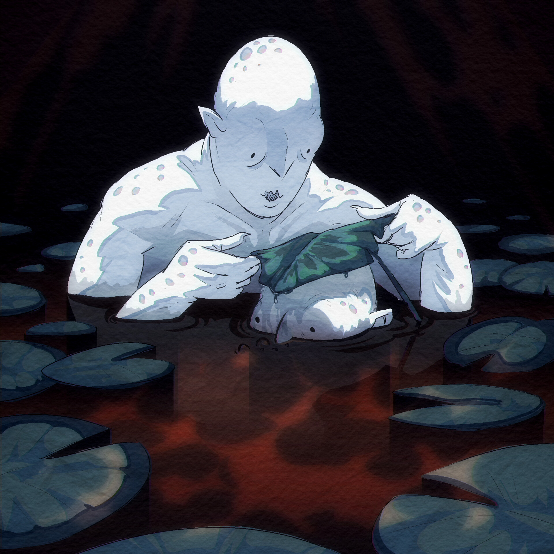 ArtStation - Two vamps chilling in the swamp