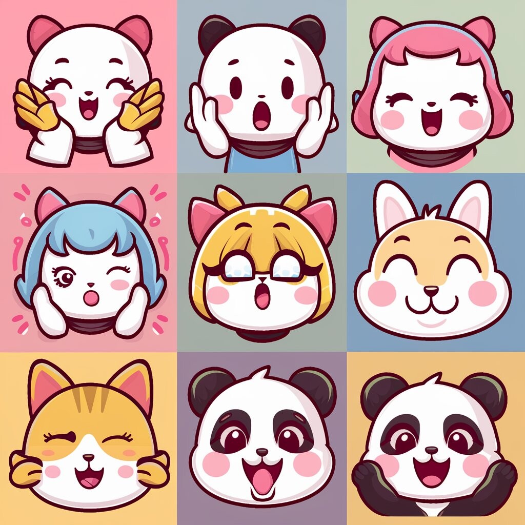 Emily Lyra - These cute emotes are here to steal your heart! 💘🌈