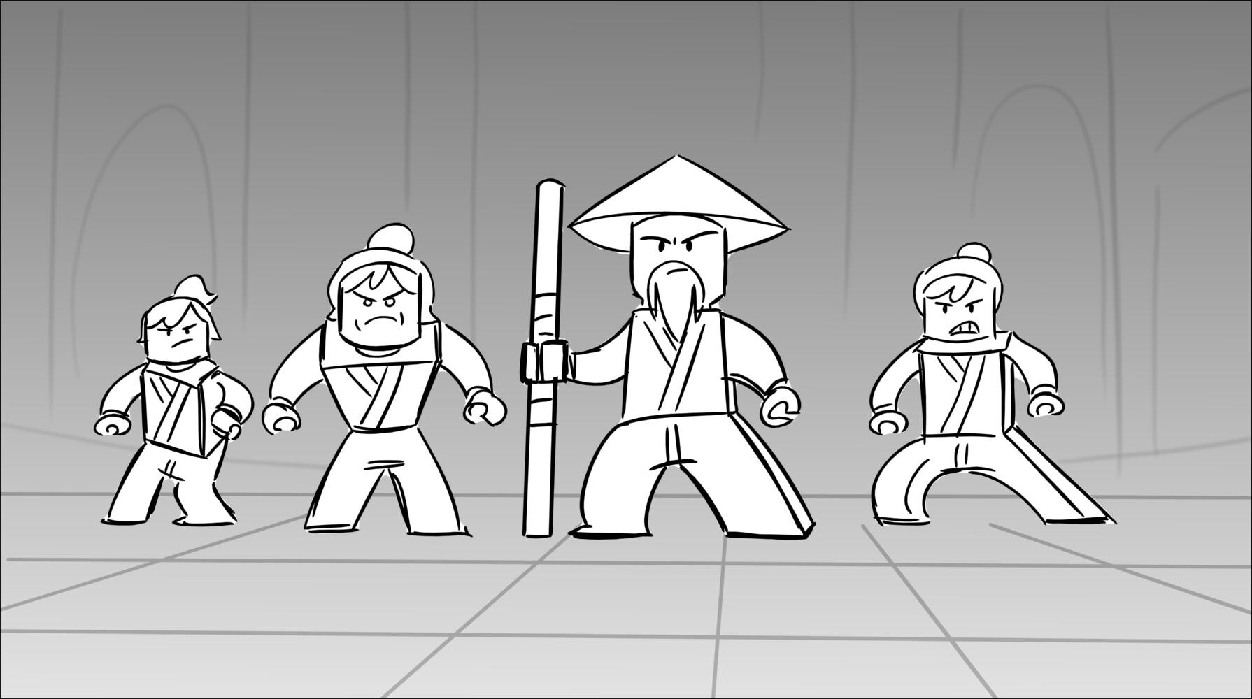 how to draw ninjago step by step