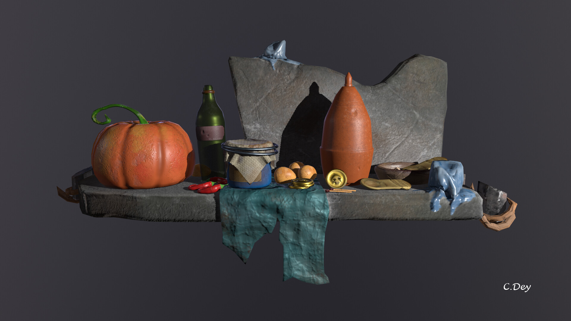 ArtStation - still_life_3dmodeling