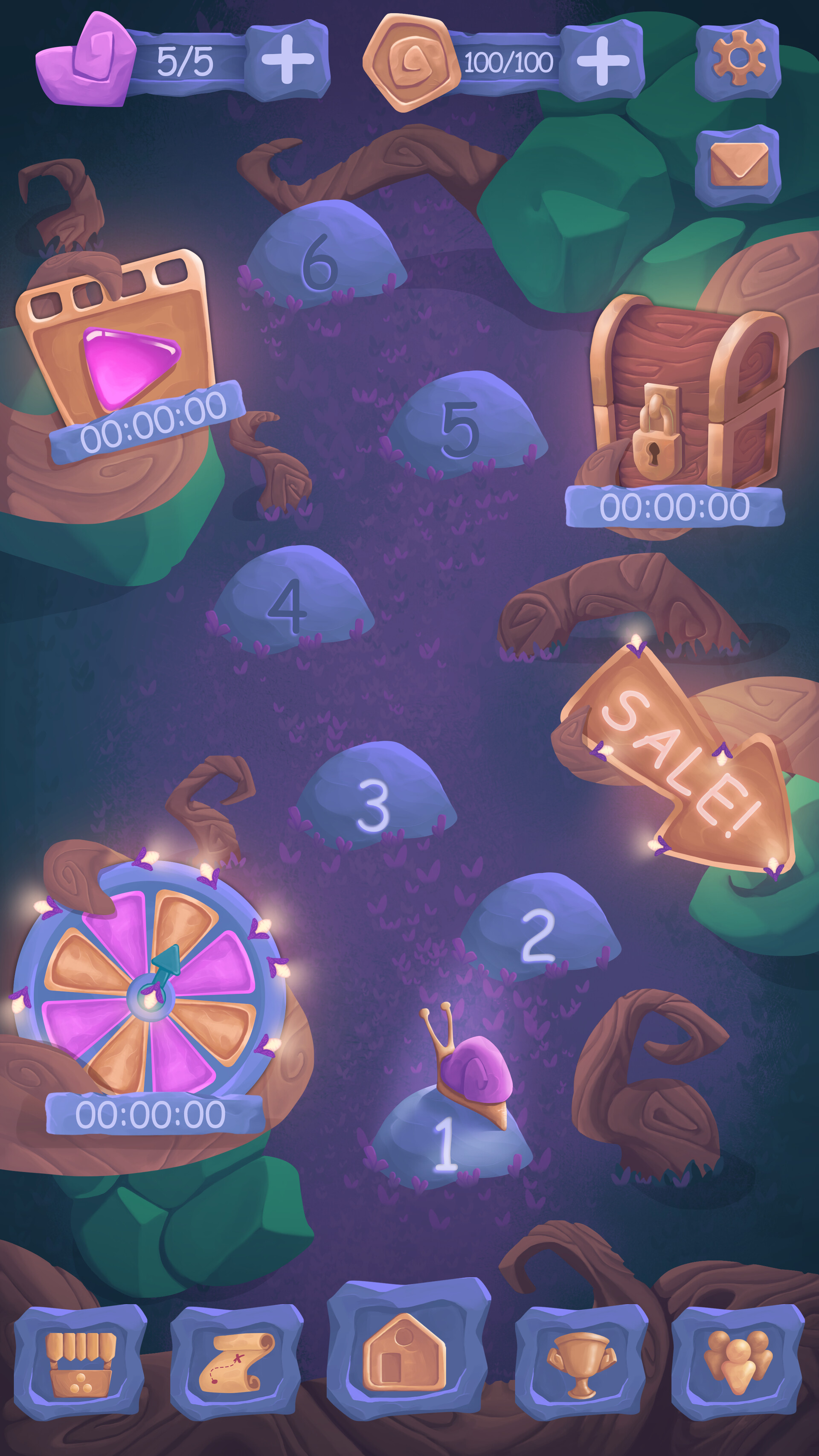 ArtStation - Test UI for casual mobile game