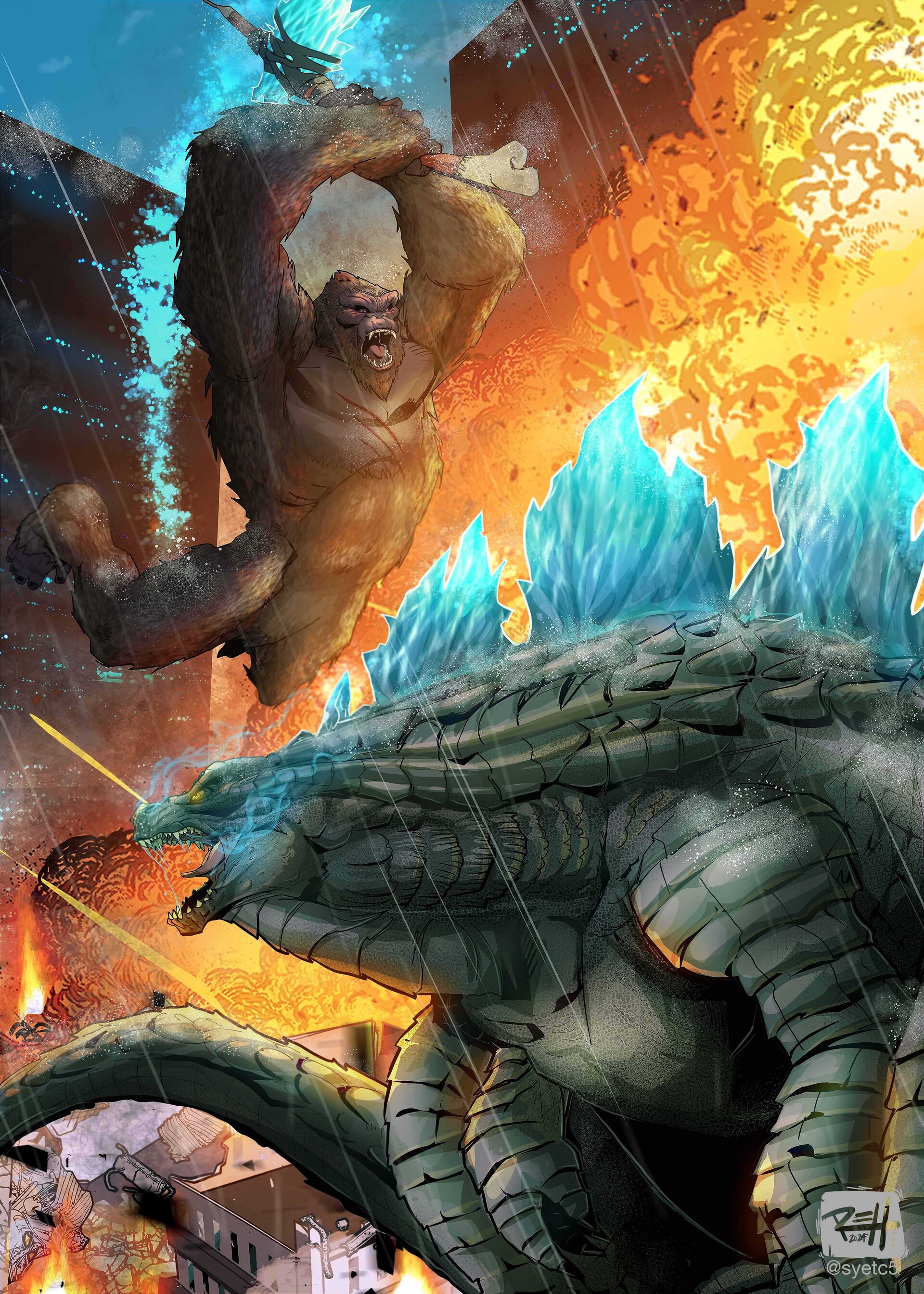 ArtStation - Godzilla vs Kong
