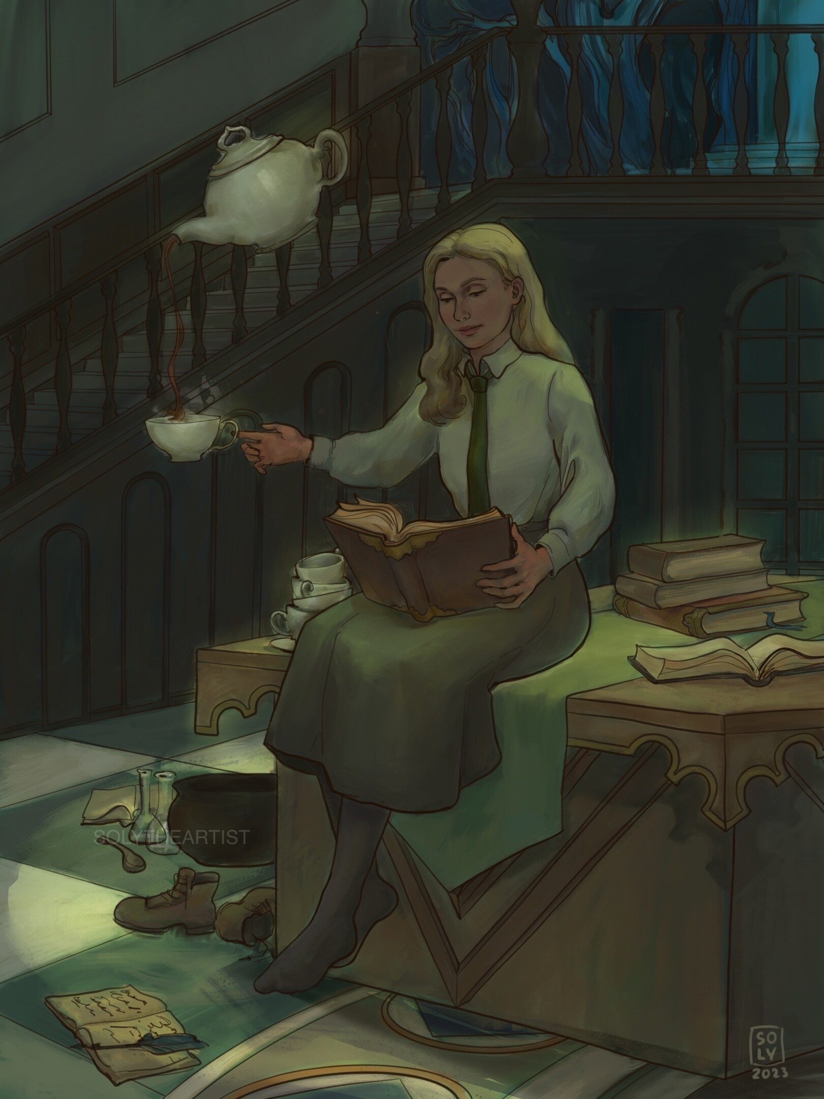 ArtStation - The Room of requirement