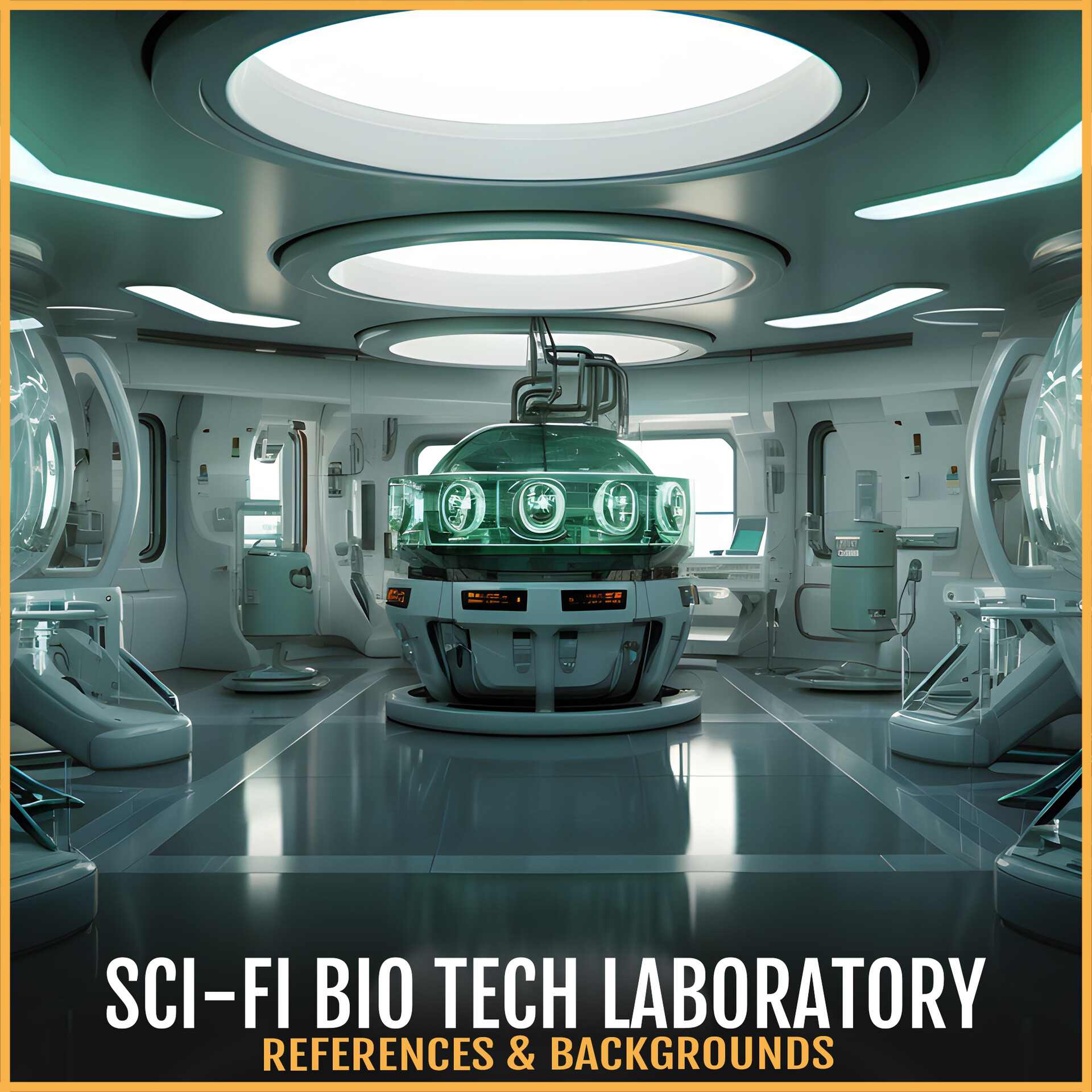 ArtStation - 303 Sci-fi Biotech Laboratory