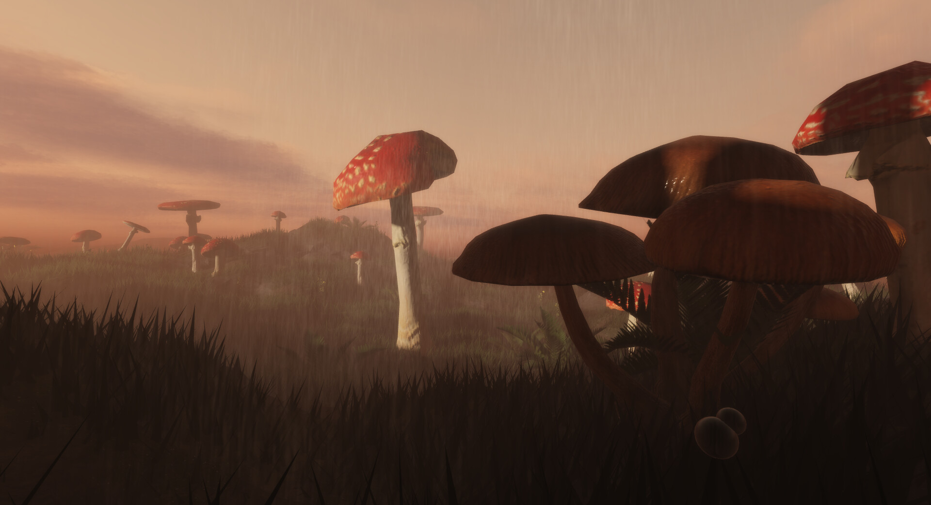 ArtStation - Mushrooms forest