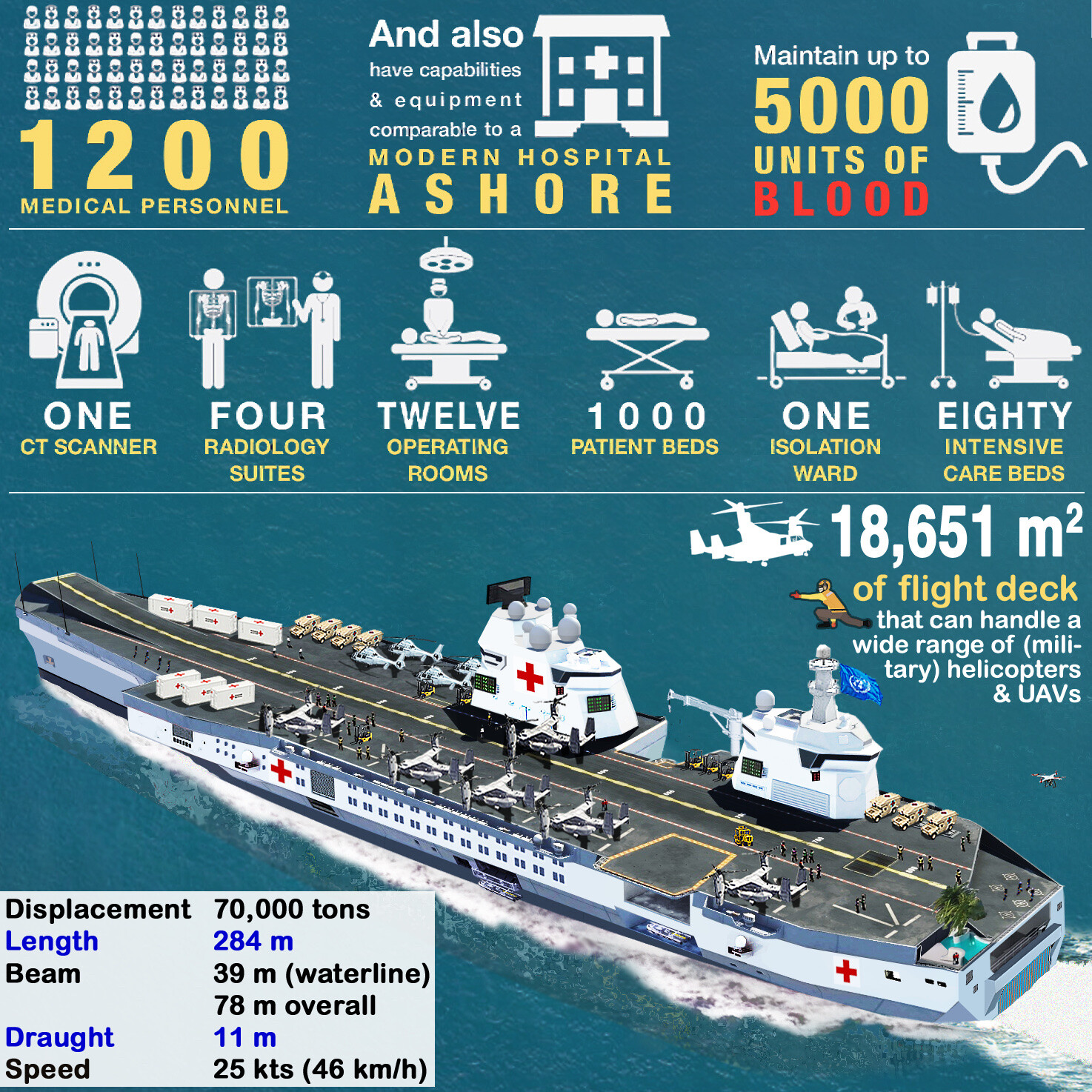 Forever Blowing Bubbles - Hospital Aircraft Carrier en route to the Red Sea