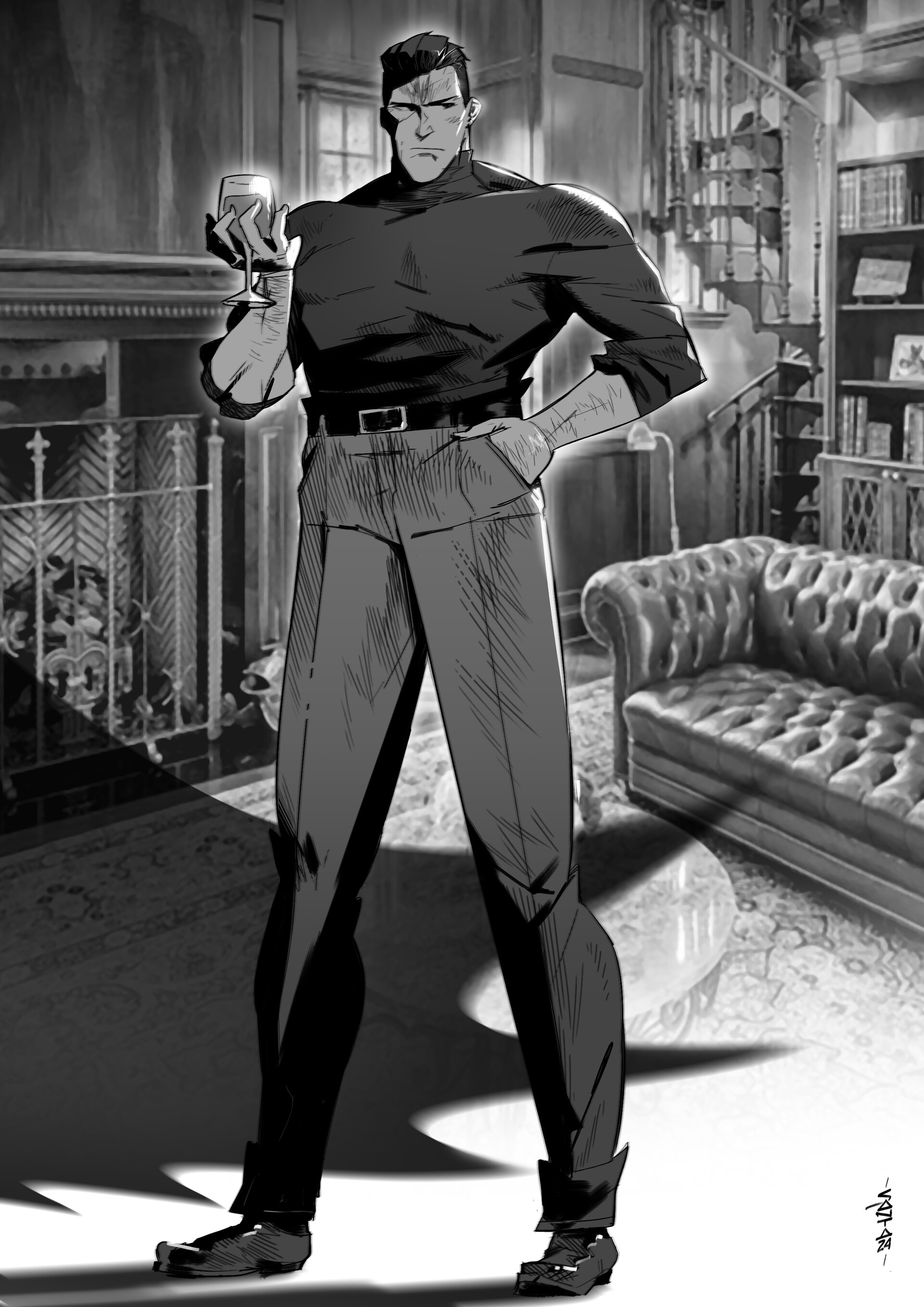 ArtStation - Bruce and Selina