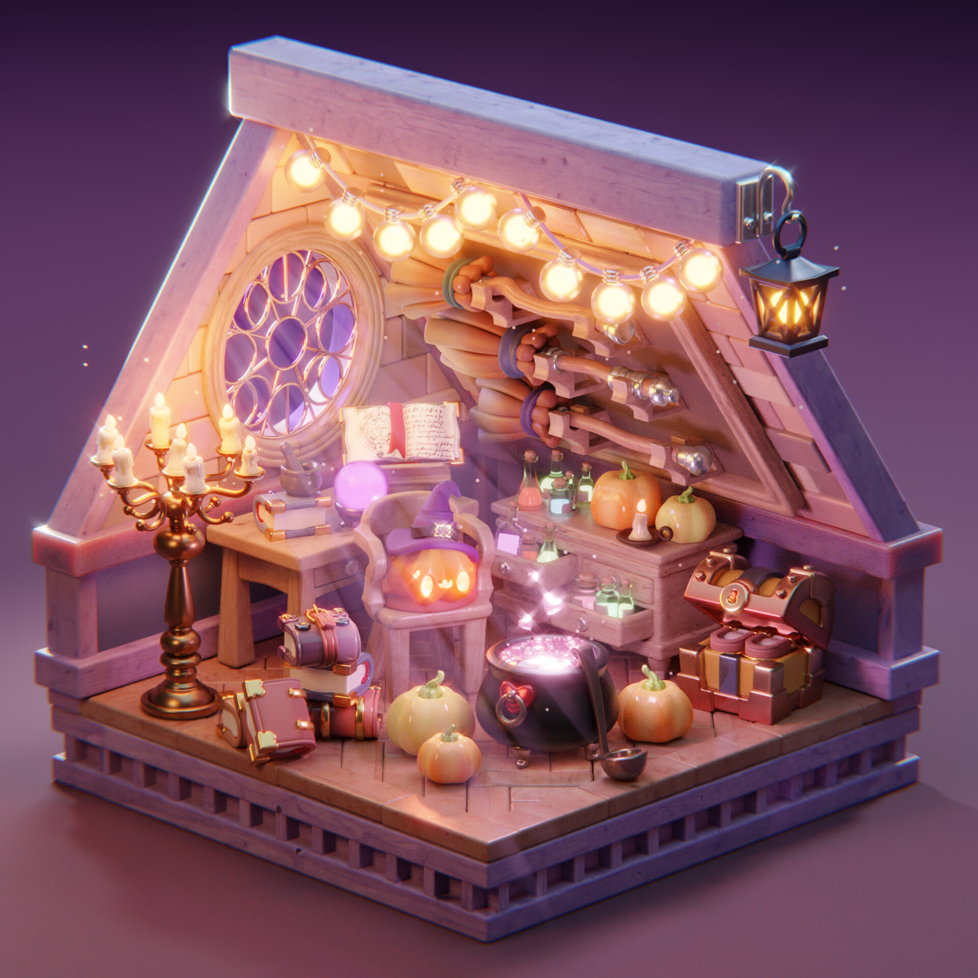 ArtStation - Witch's Attic