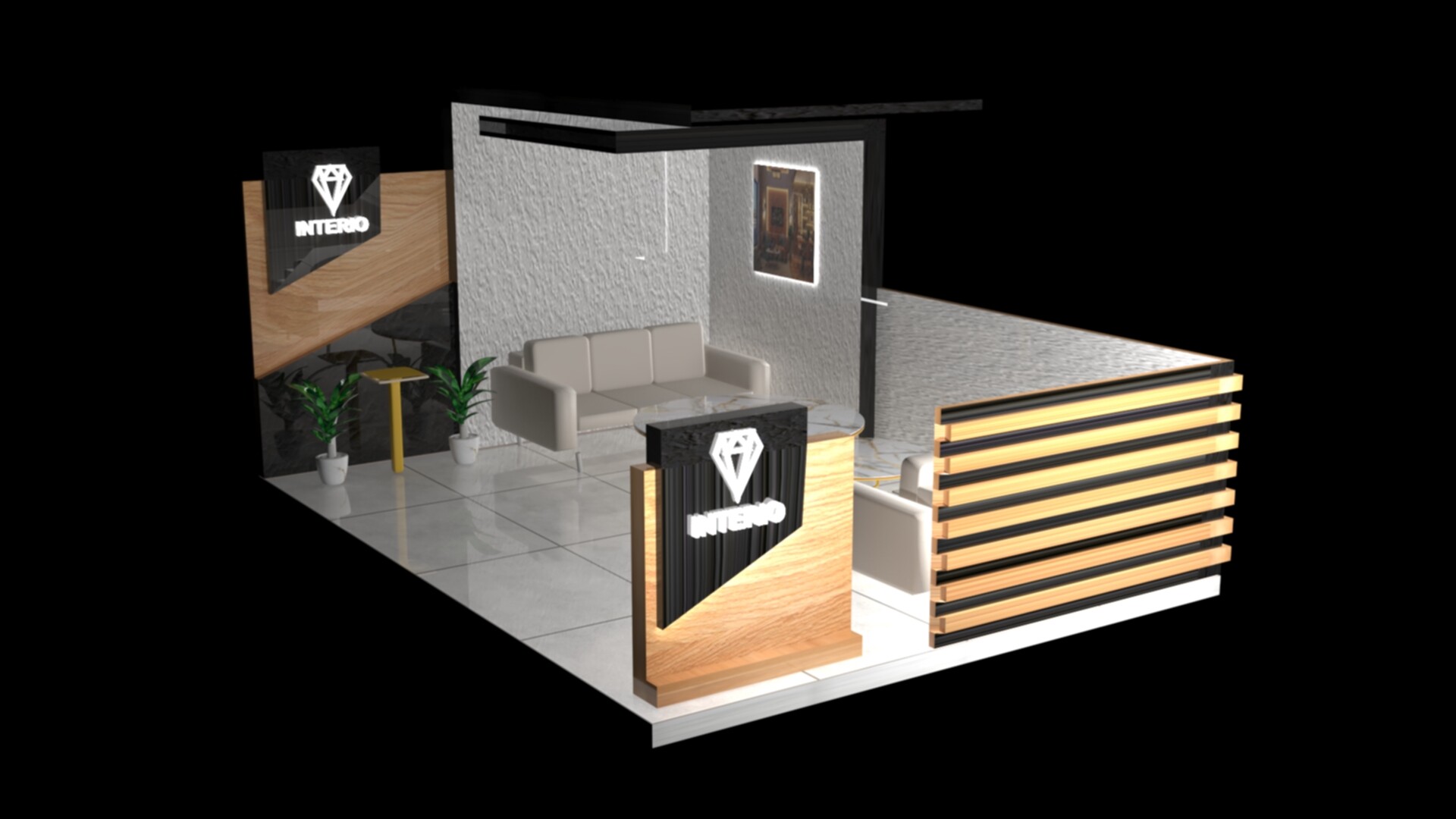 ArtStation - 3D Stall Model