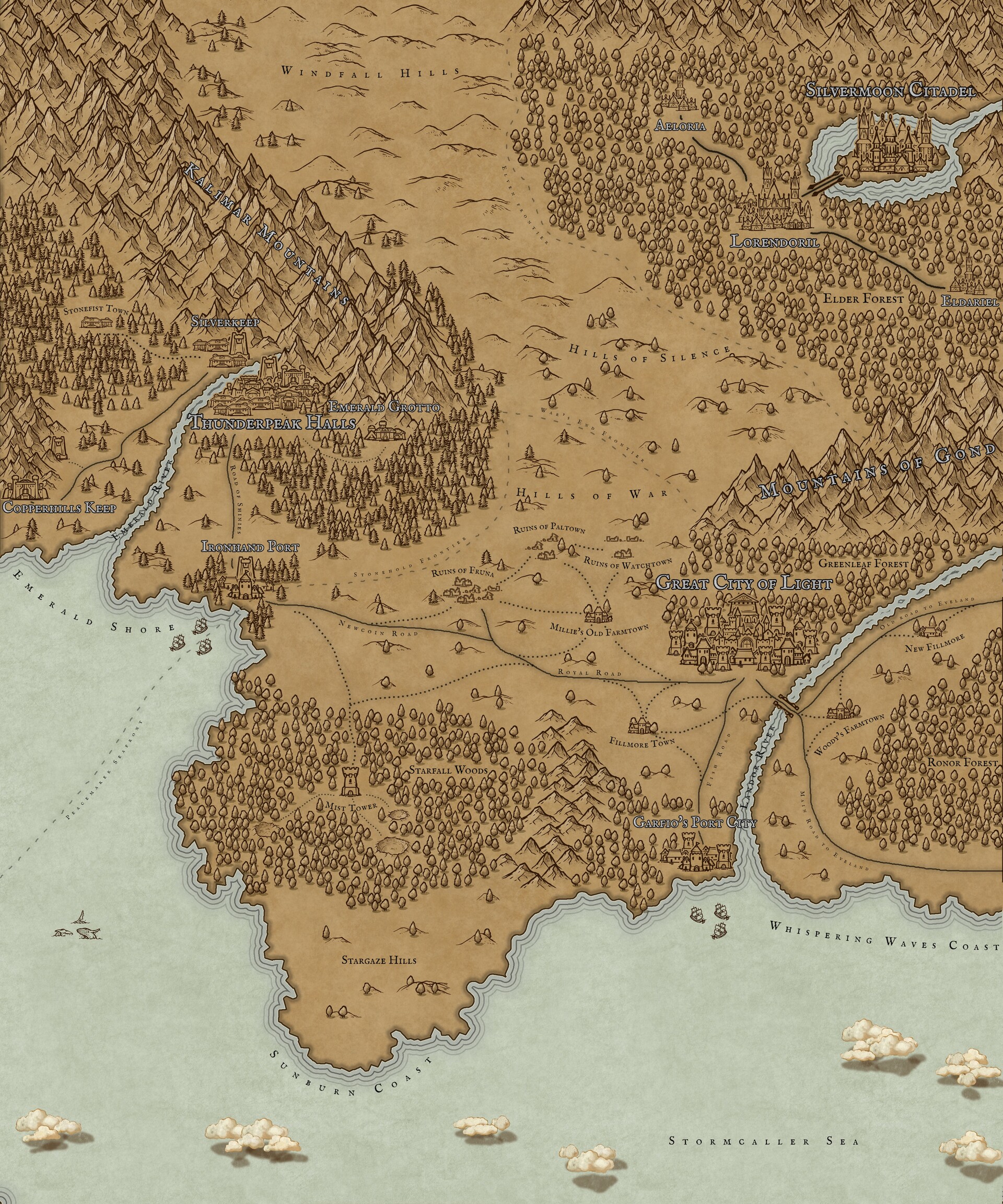 ArtStation - WIP - Dharun Region