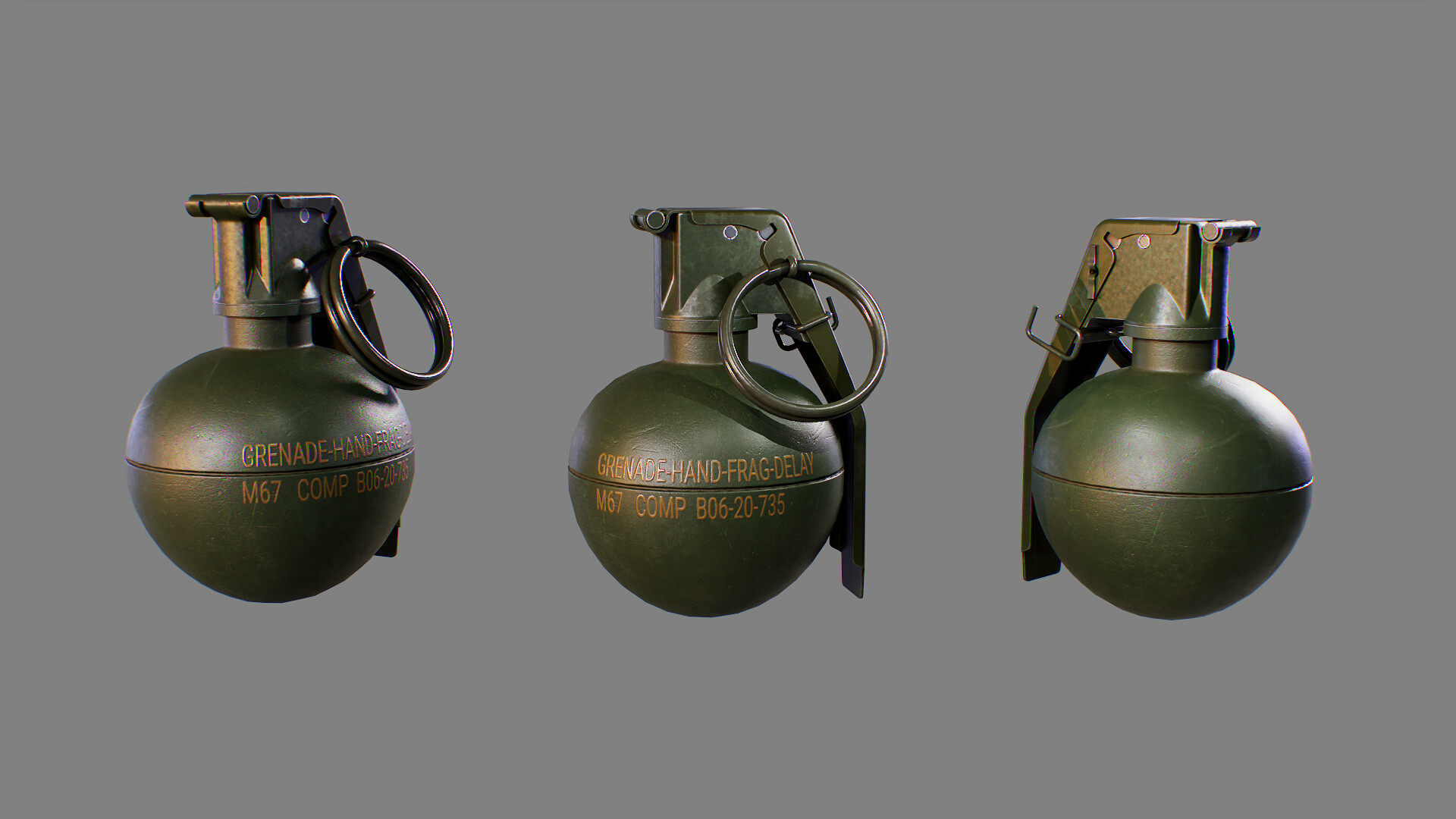 ArtStation - Grenade M67.