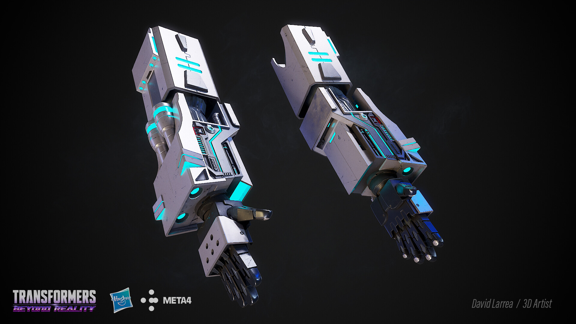David Larrea - PLAYER'S EXOSUIT ARMS - MEDIUM: Transformers Beyond Reality