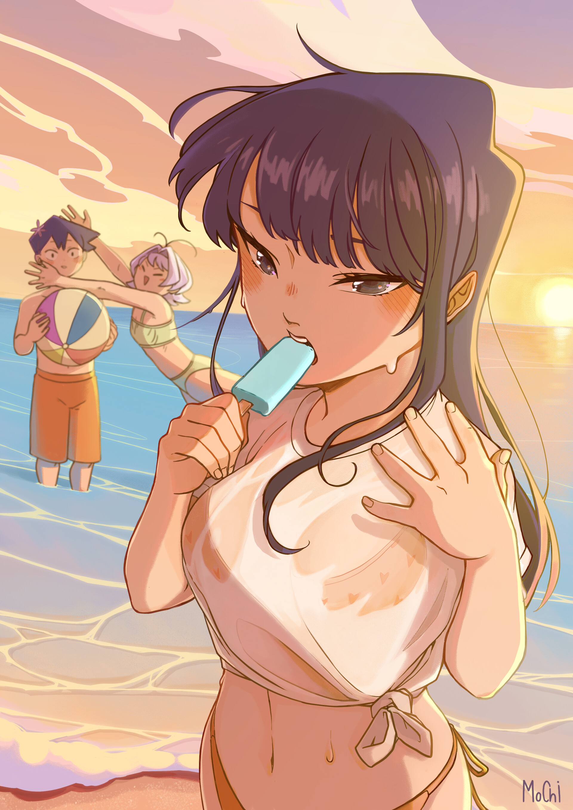 ArtStation - Komi can't communicate - Vacations are almost over