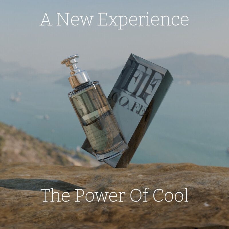 ArtStation - Render for a perfume brand