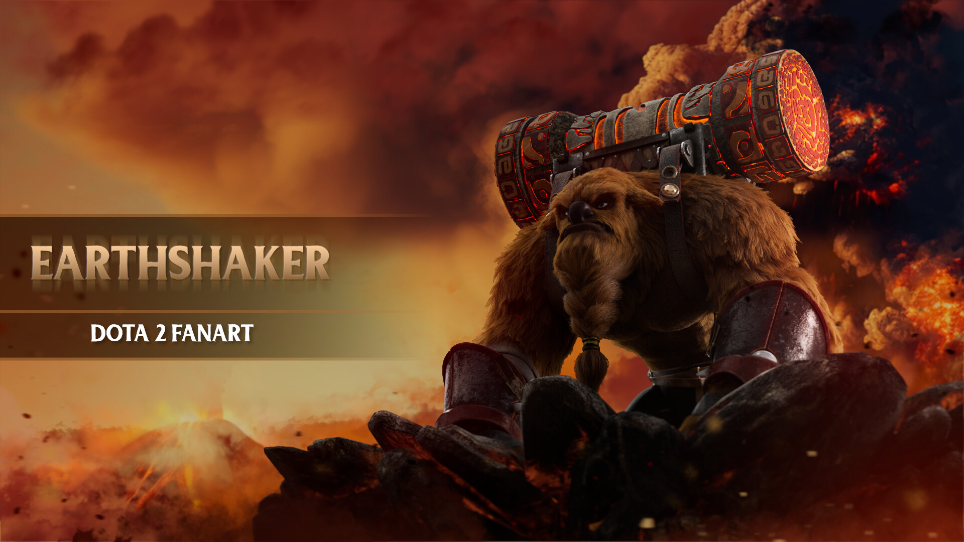 ArtStation - Earthshaker from DOTA 2 Fanart