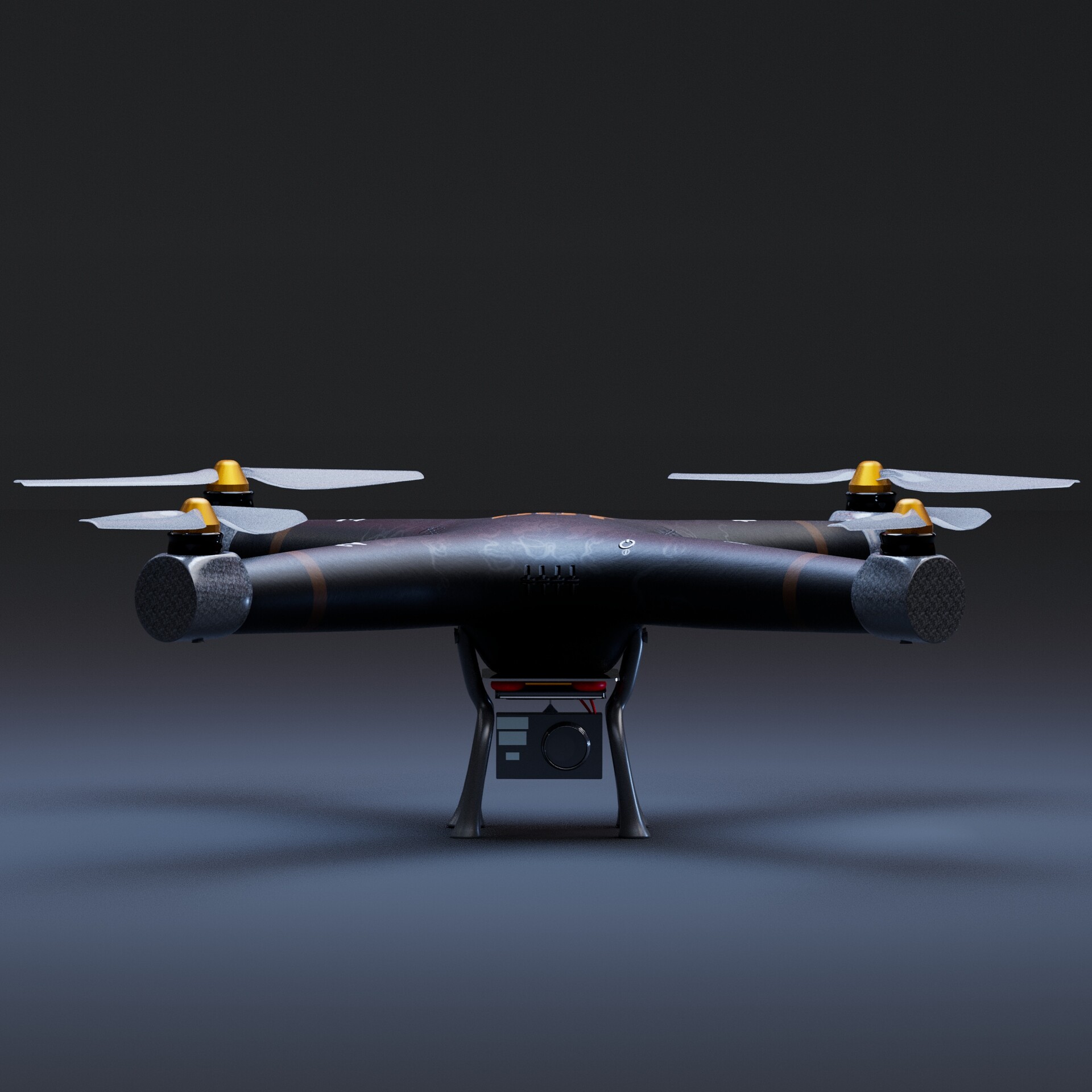 ArtStation - drone 3d model low poly