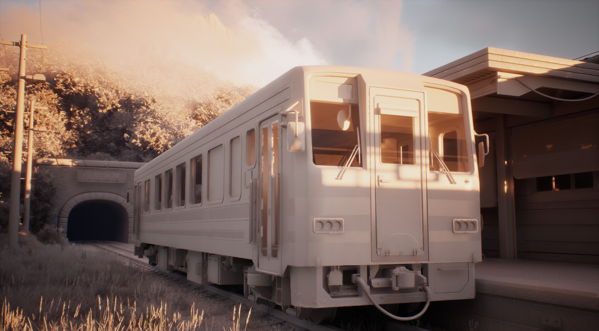 The Art of Marc Tan - Afternoon At The Train Station