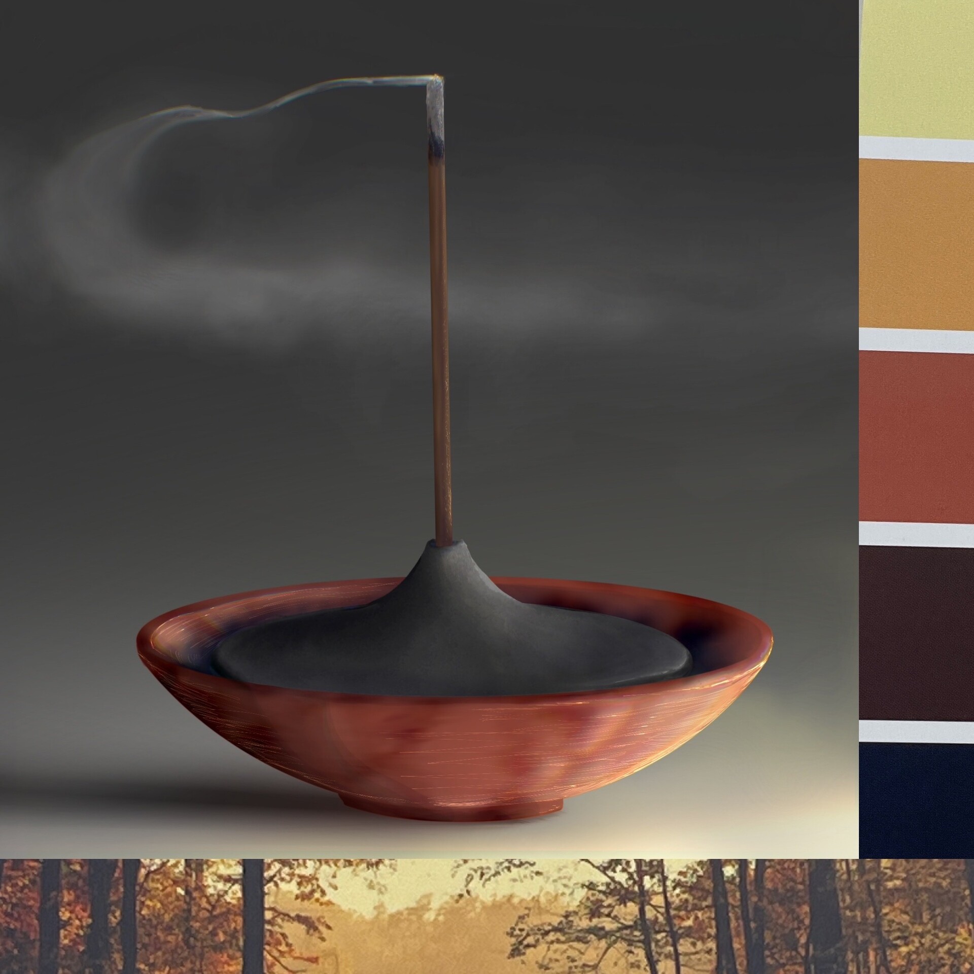 ArtStation - Incense burner