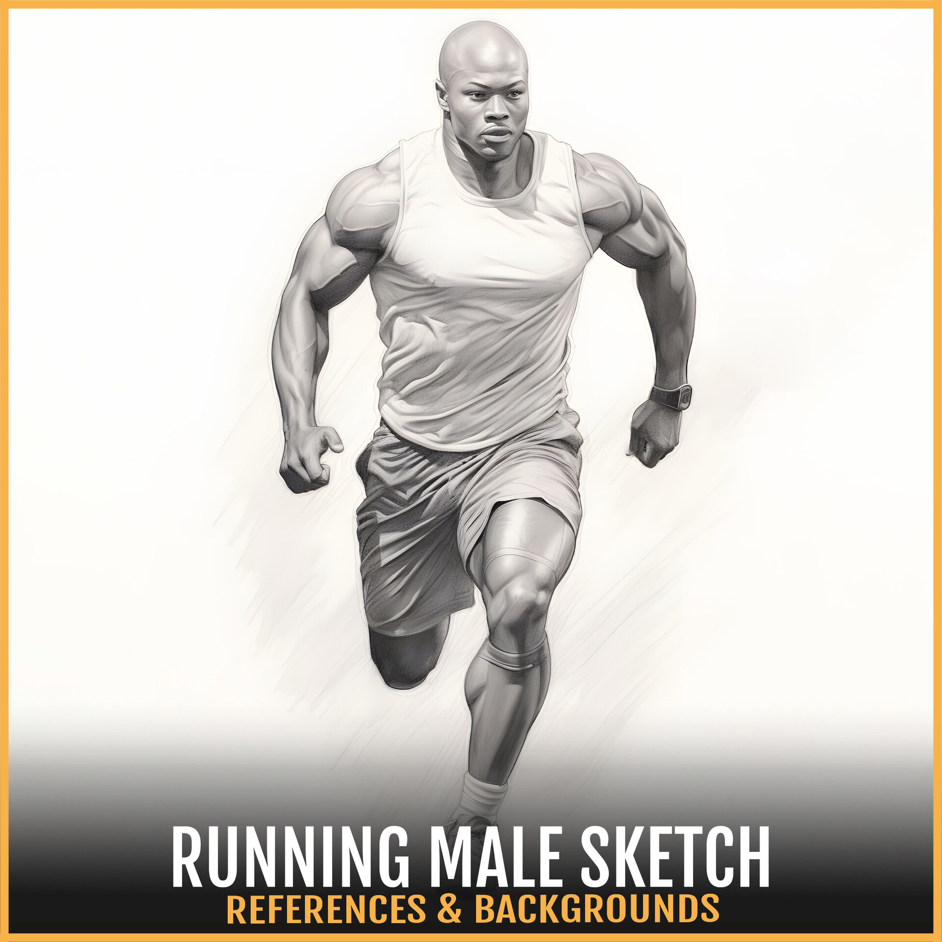 ArtStation - 202 Running Male Sketch References