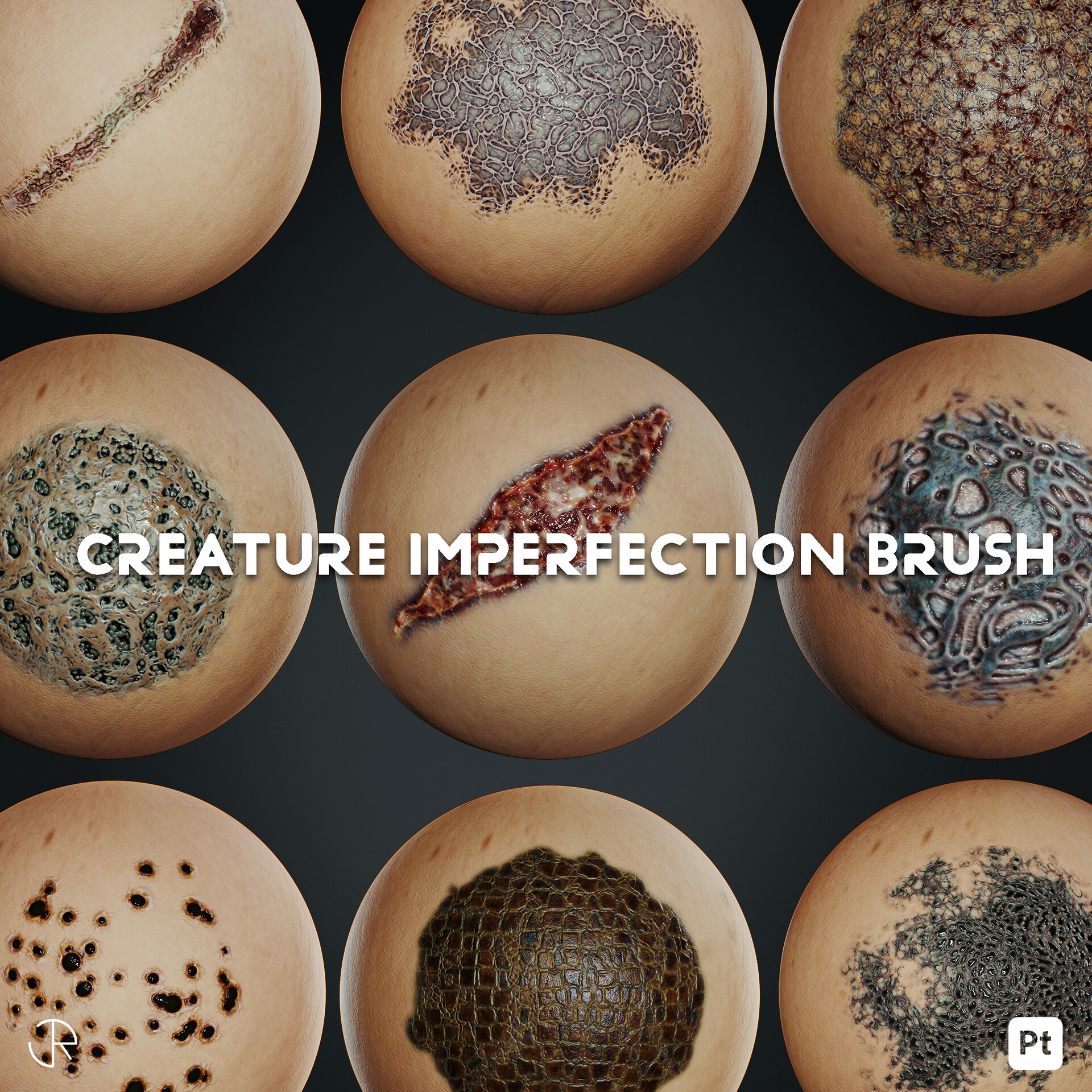 ArtStation - Creature Imperfection Brush Smart Materials For Substance ...