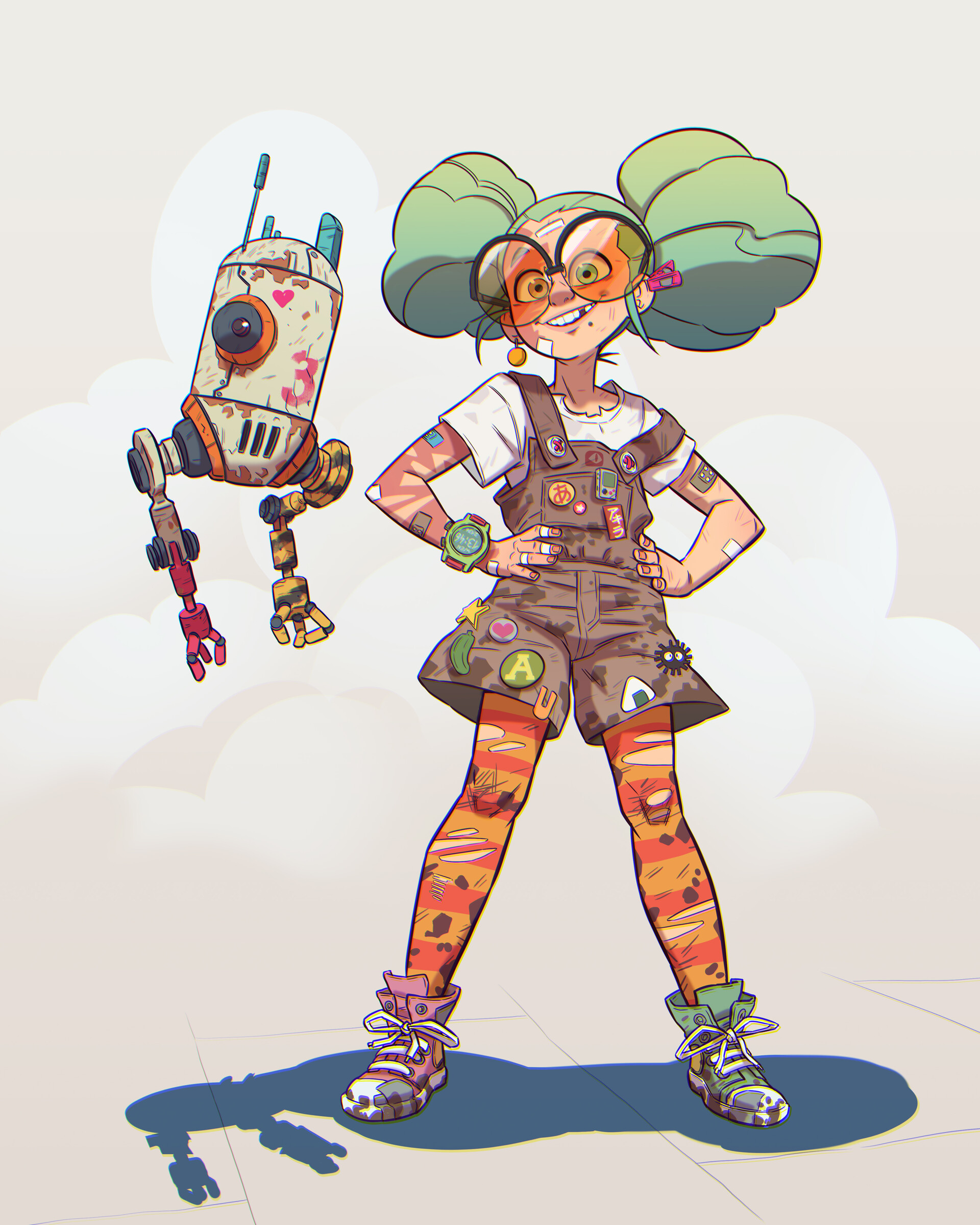 ArtStation - Girls and Robots