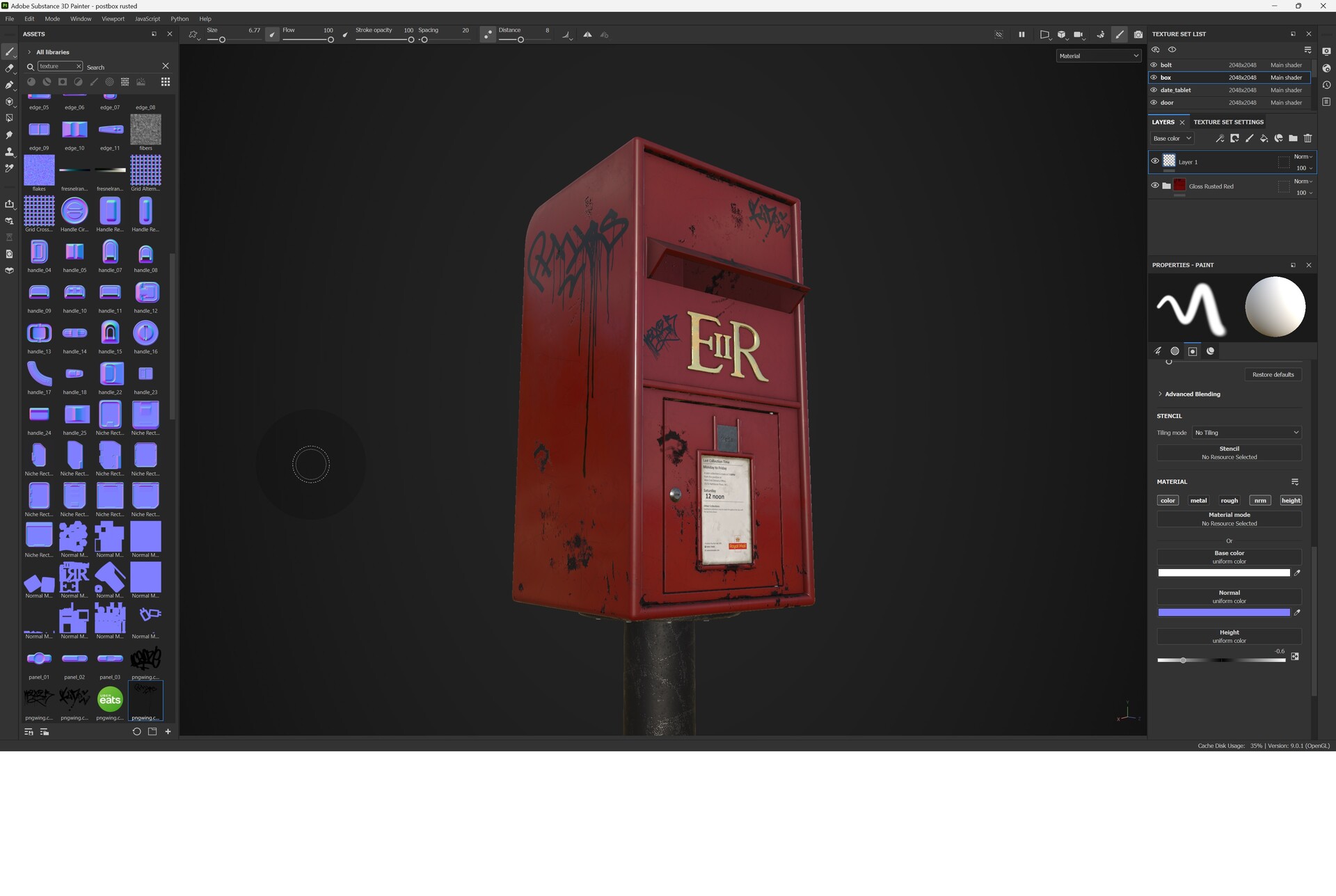 ArtStation - Royal Mail Post box For UE4/5