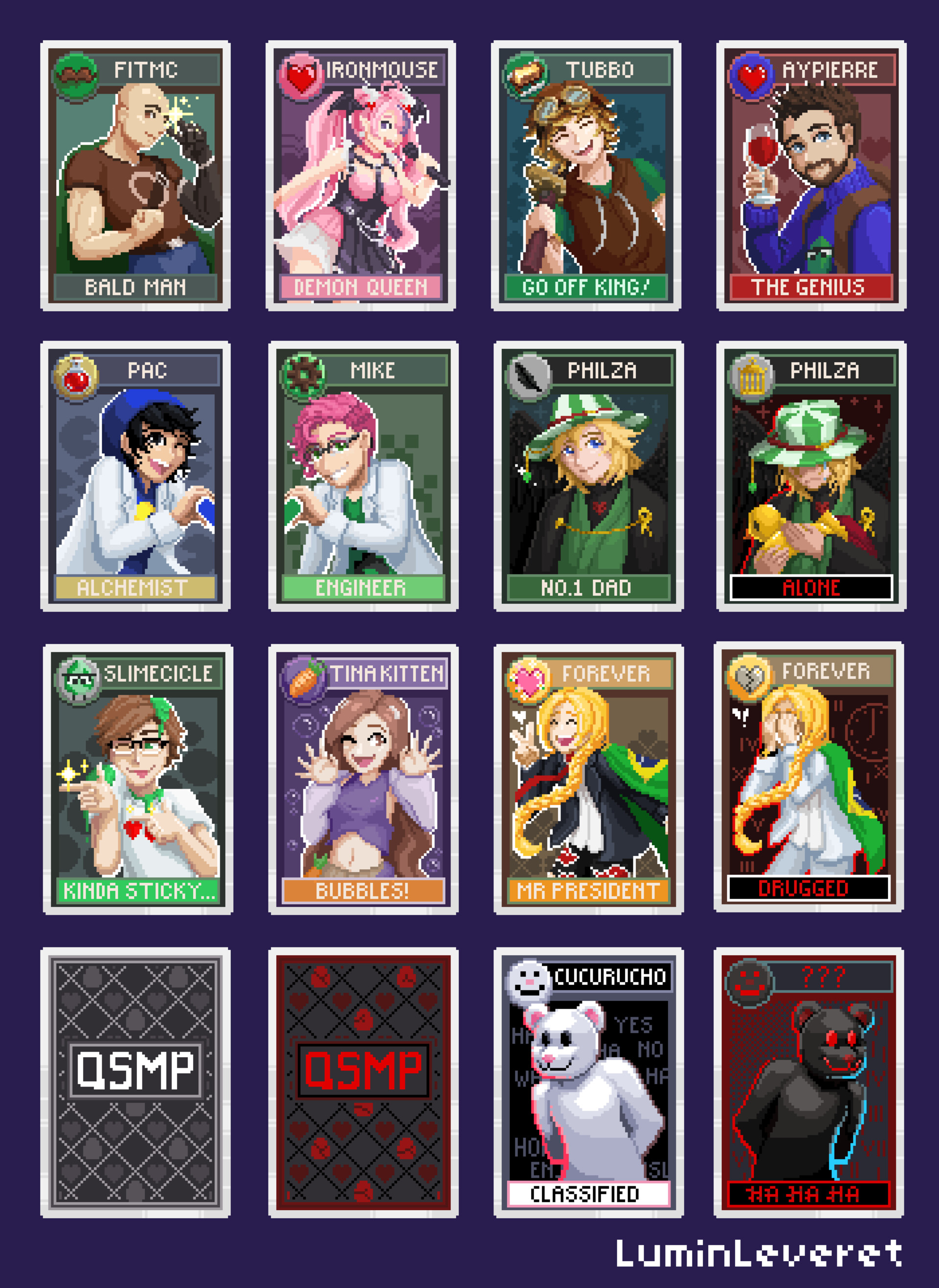 ArtStation - QSMP - Collector Cards