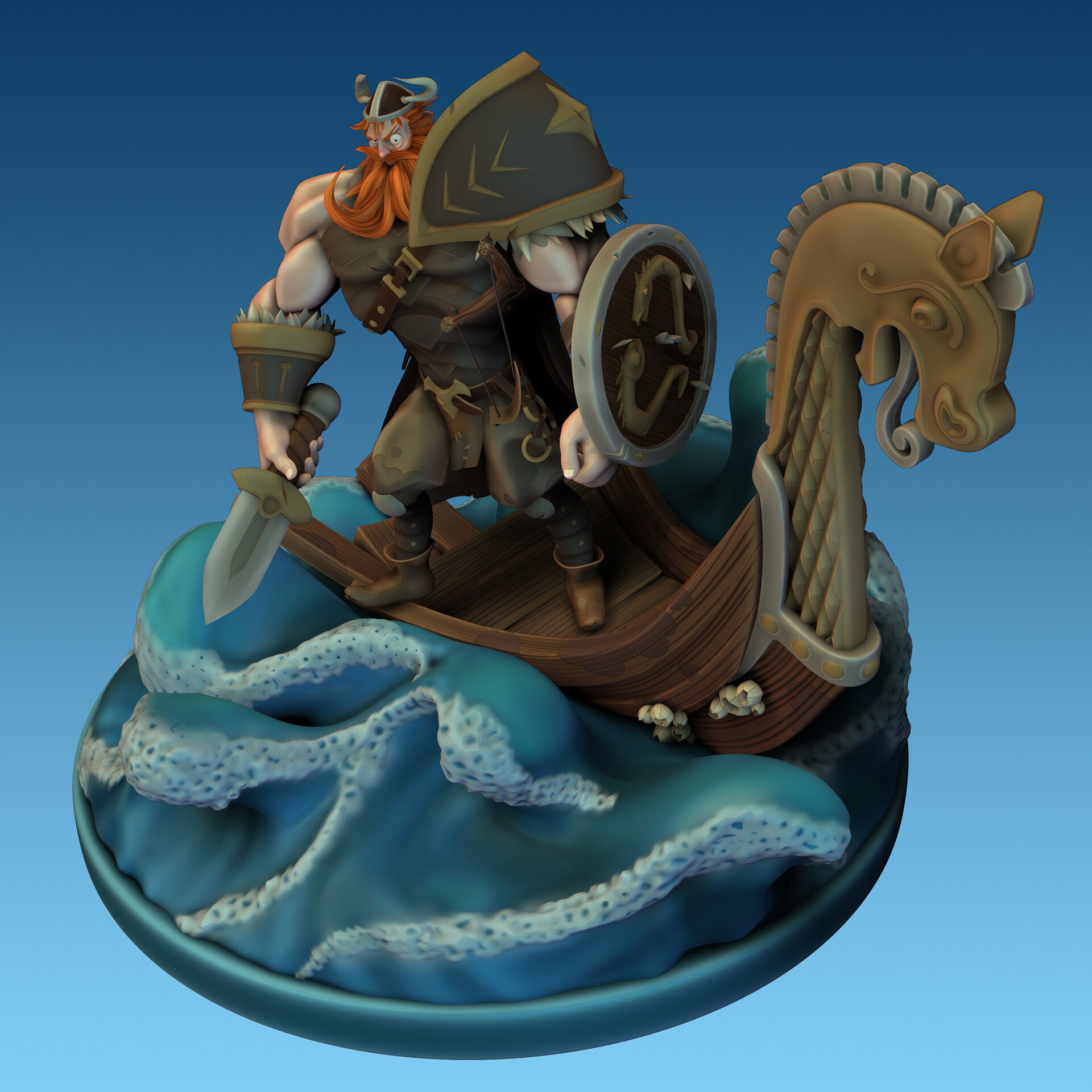 ArtStation - Stylized Viking 3D Sculpt