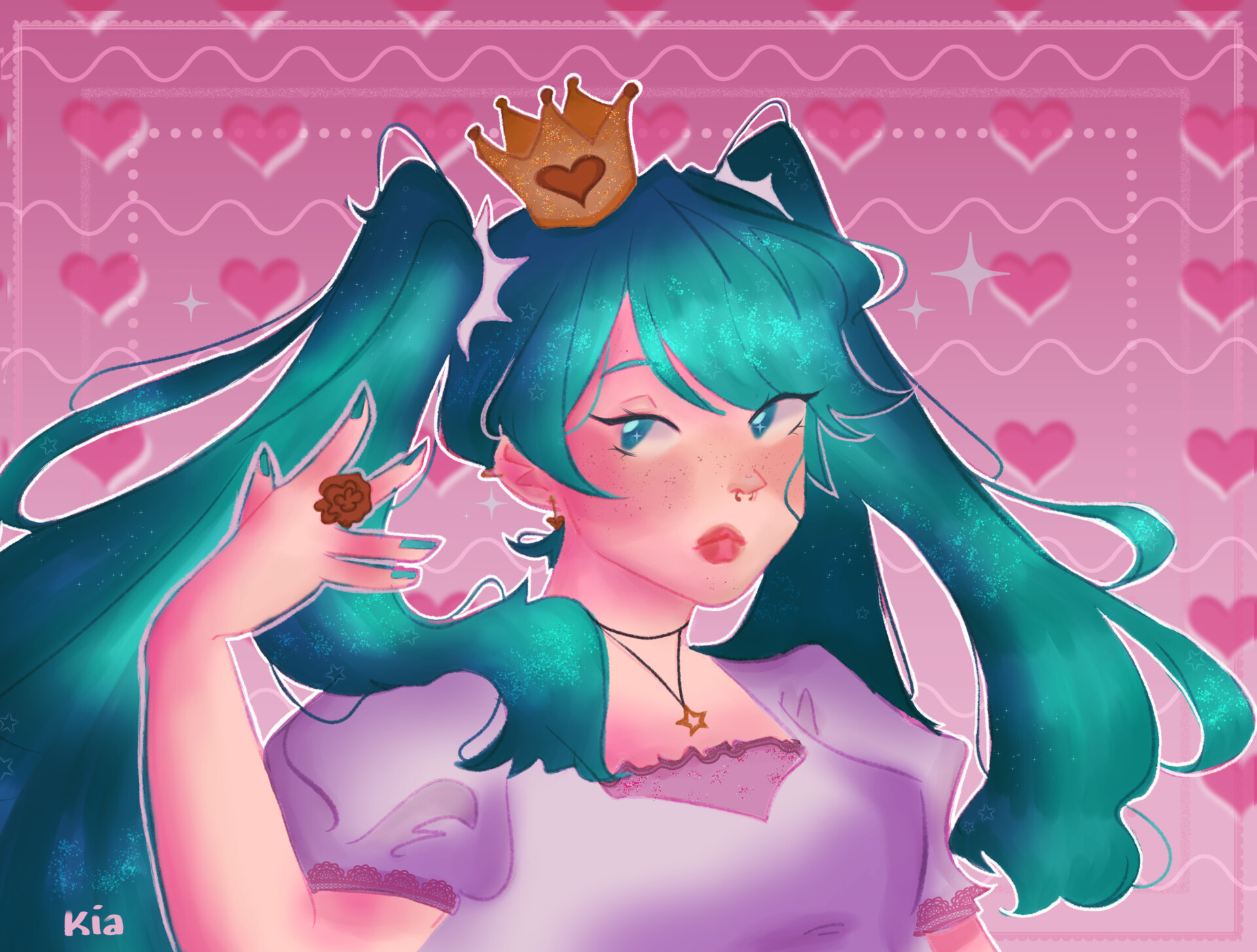 ArtStation - Hatsune Miku, The World Is Mine!