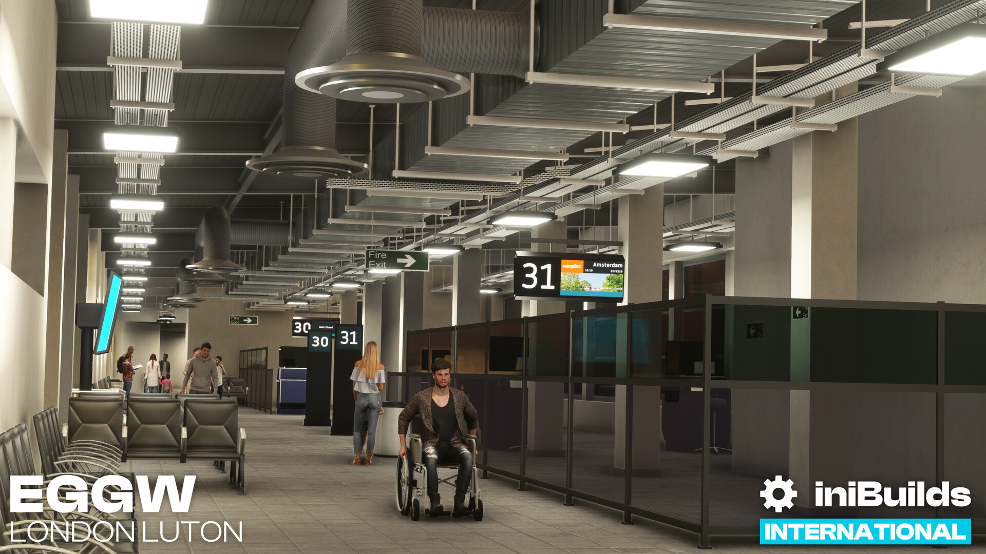 iniBuilds - Luton Airport (EGGW) for Microsoft Flight Simulator
