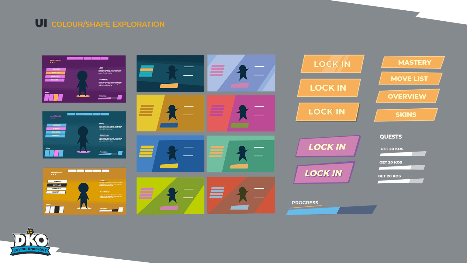 Nirvan Shuja - Divine Knockout: UI art